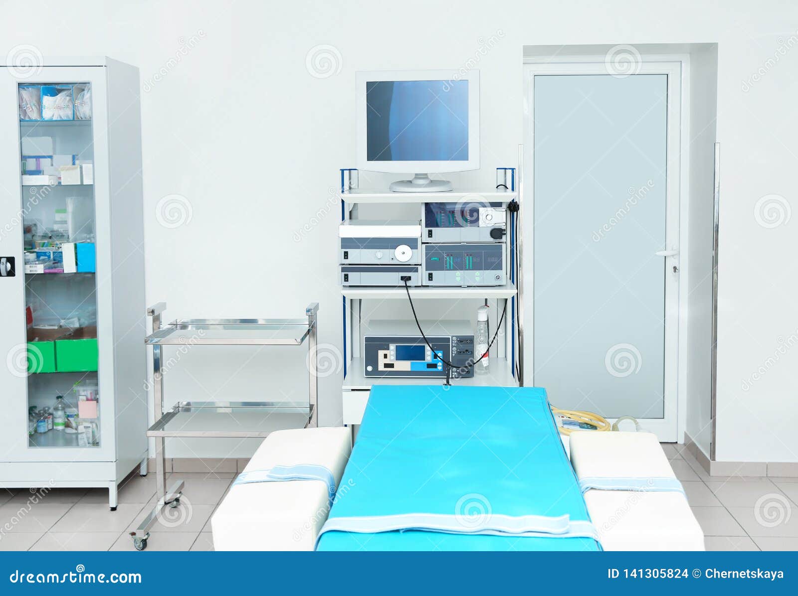 Interior of Diagnostic Room with Modern Equipment Stock Photo - Image ...