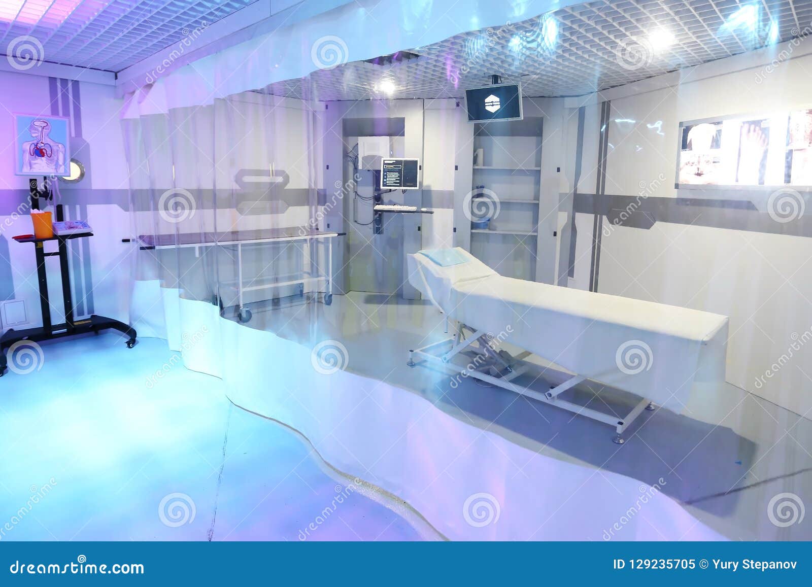 Interior of Diagnostics Room in Modern Clinic Stock Image - Image of ...
