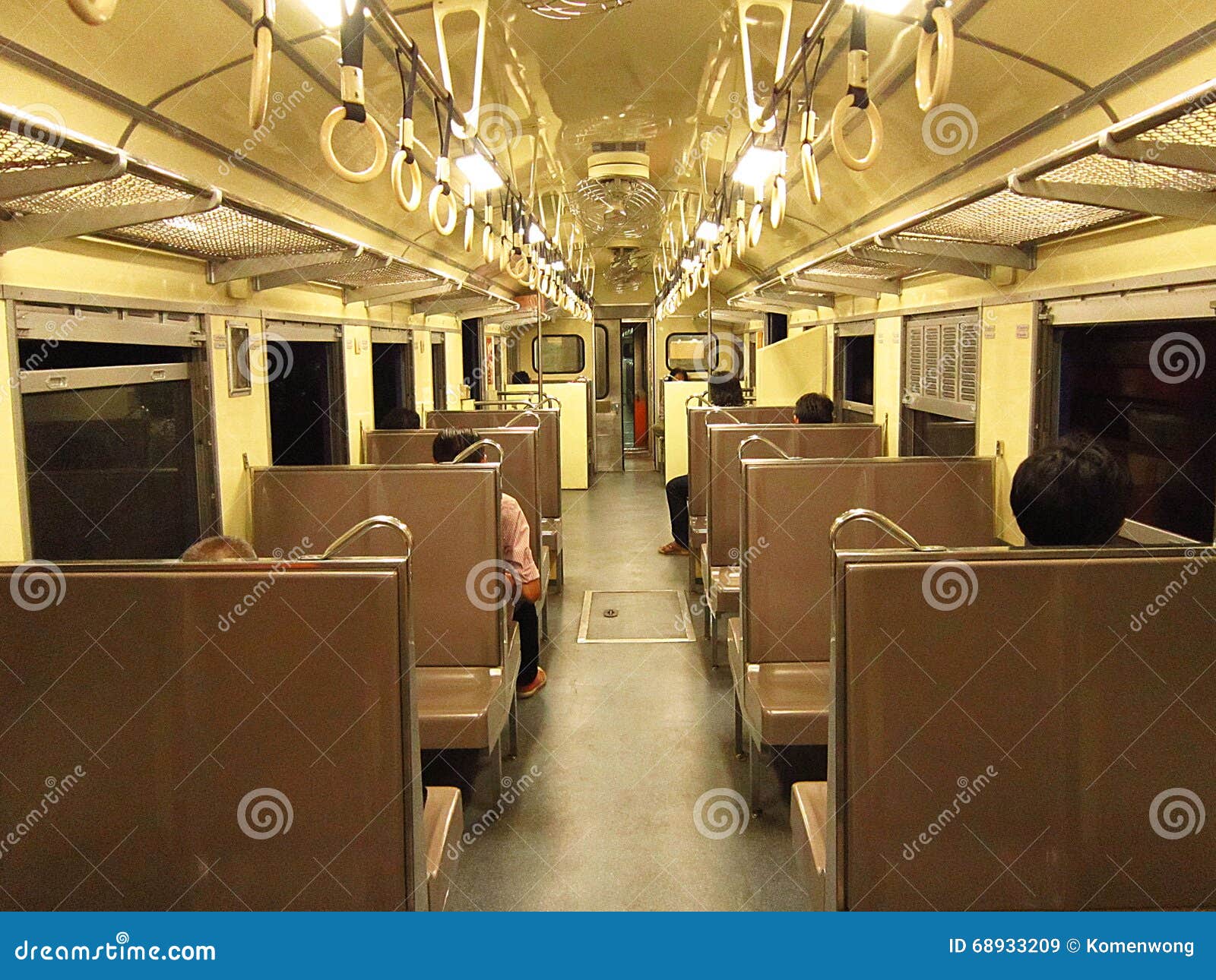 Interior of diesel railcar stock image. Image of interior - 68933209