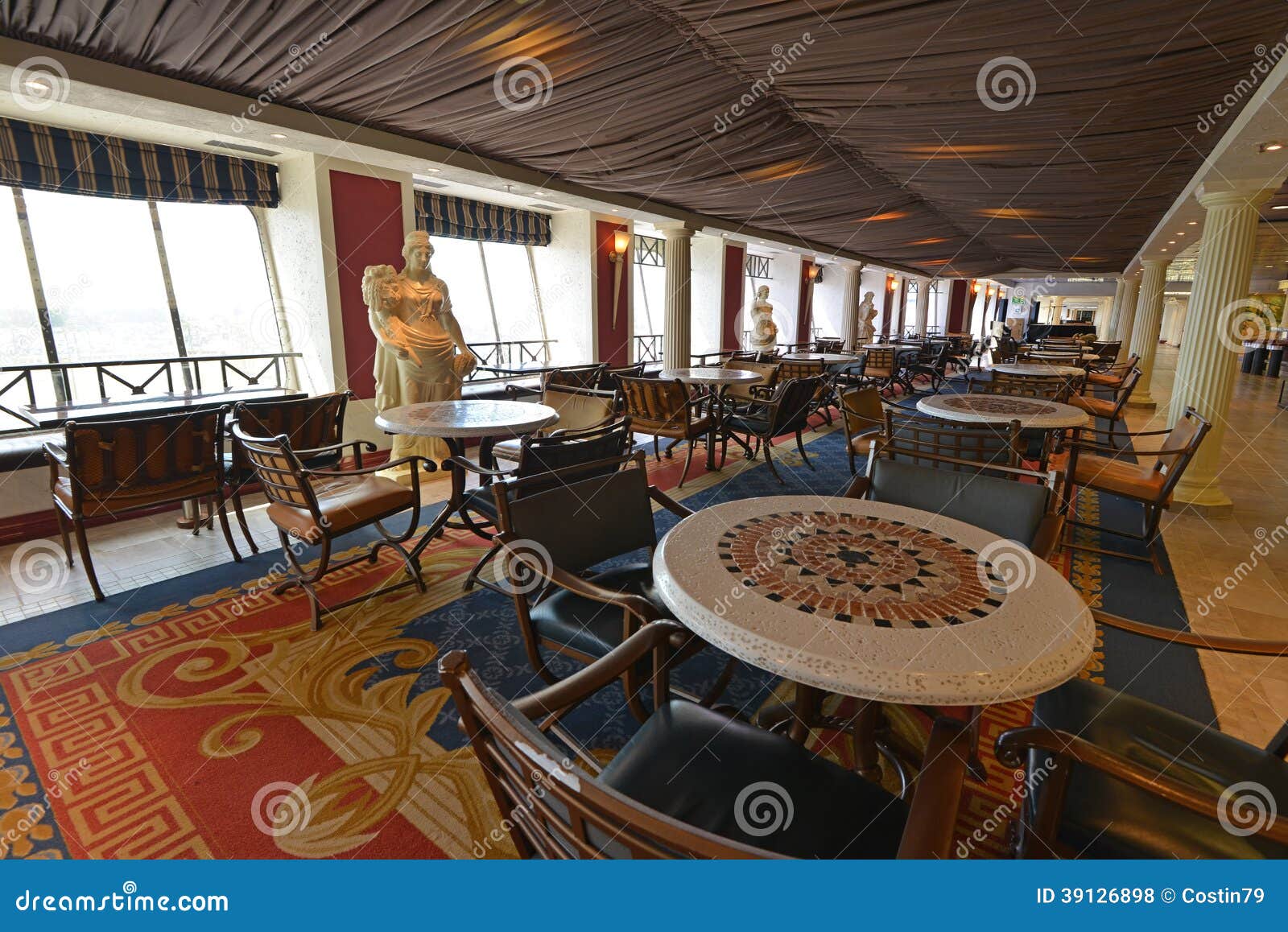 Interior Dining Cruise Ship Editorial Stock Photo - Image of ocean ...