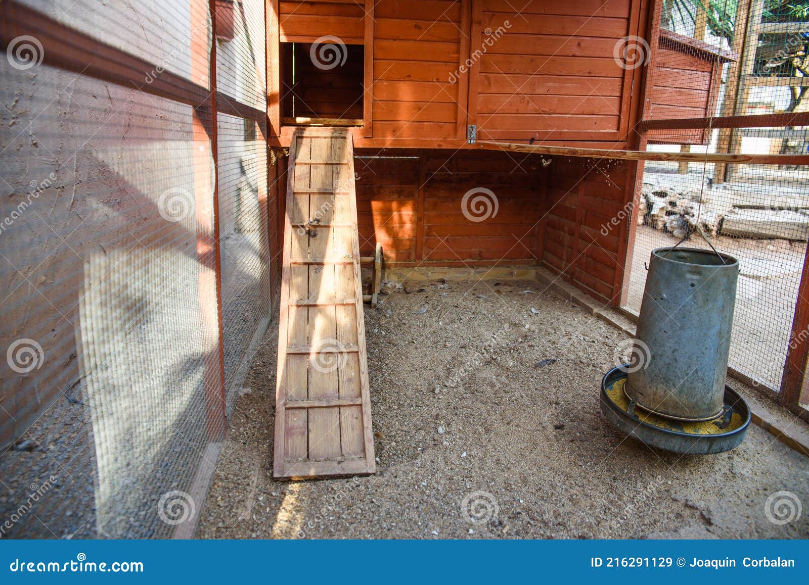 Interior of a Dirty Empty Chicken Coop Stock Image - Image of farm ...