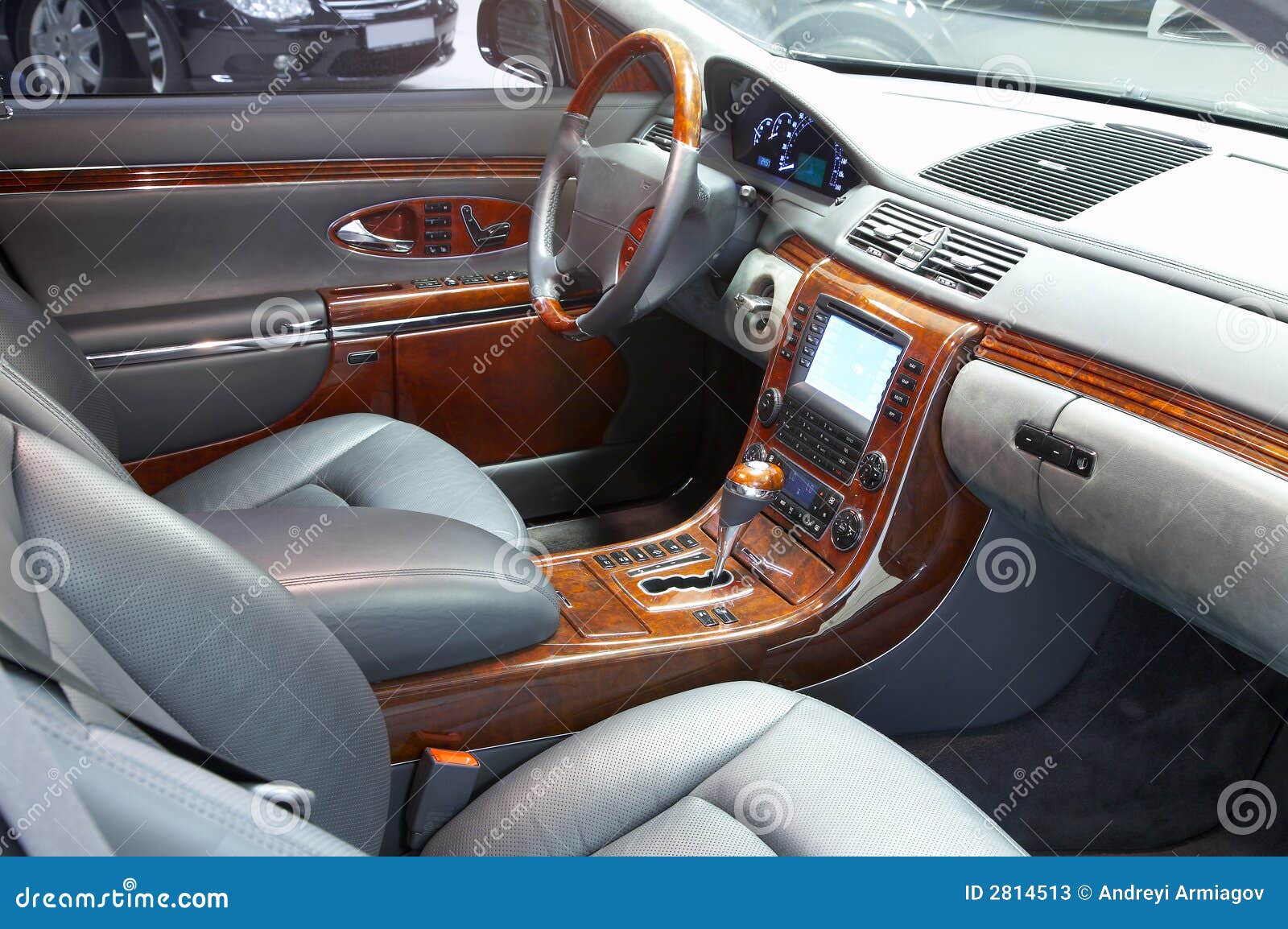 Interior do carro imagem de stock. Imagem de luxo, velocidade - 2814513