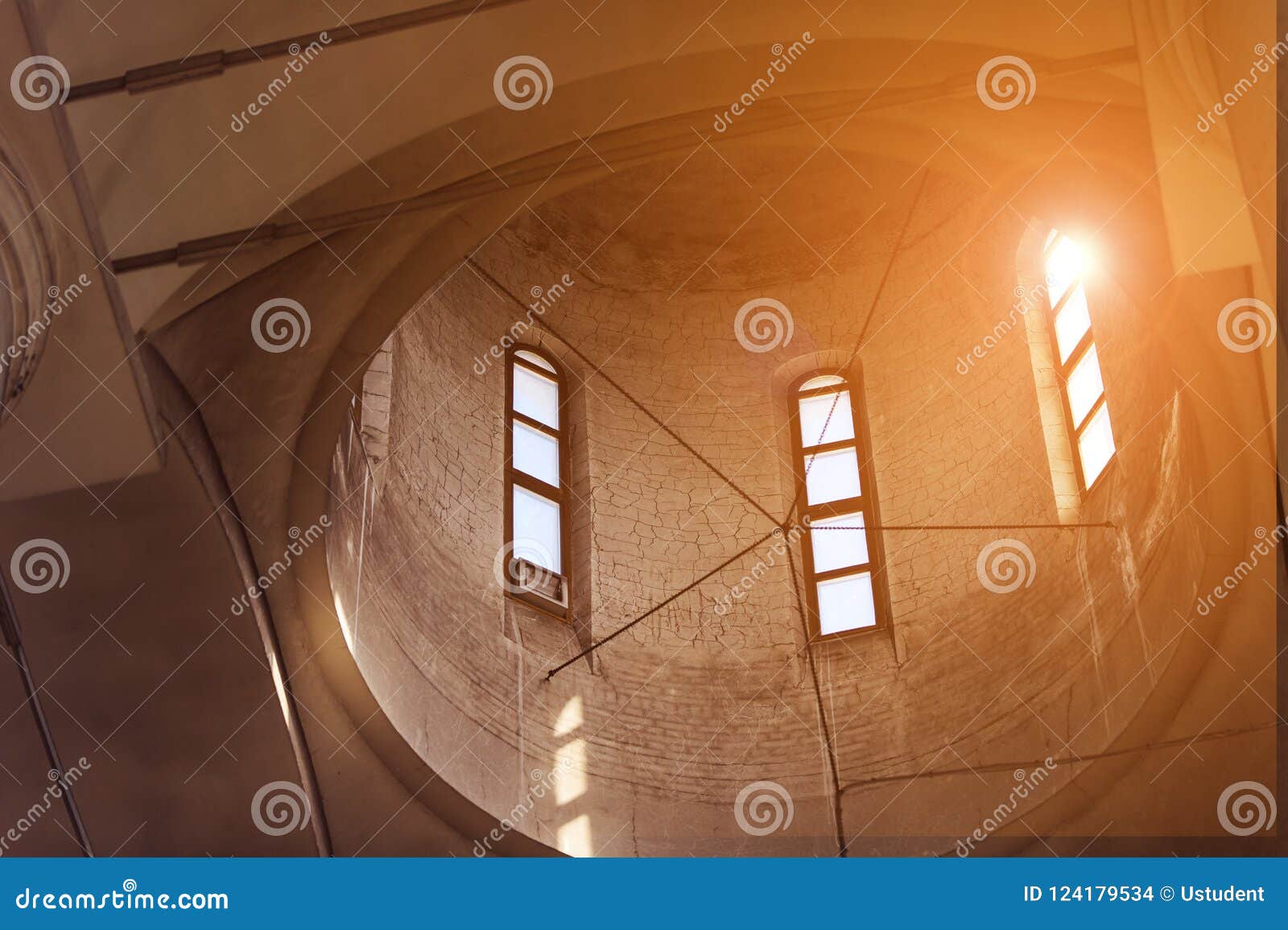 The Interior of the Dome of the Temple Stock Photo - Image of mercury ...
