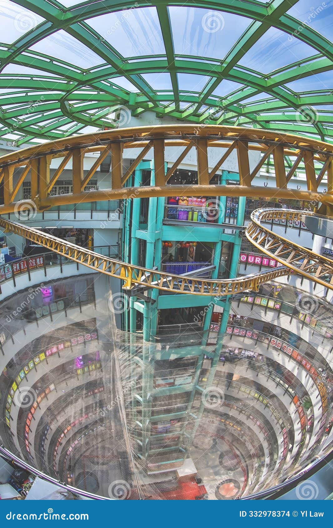 The Interior of Dragon Centre Shopping Mall Aug 27 2024 Editorial Stock Image - Image of ...
