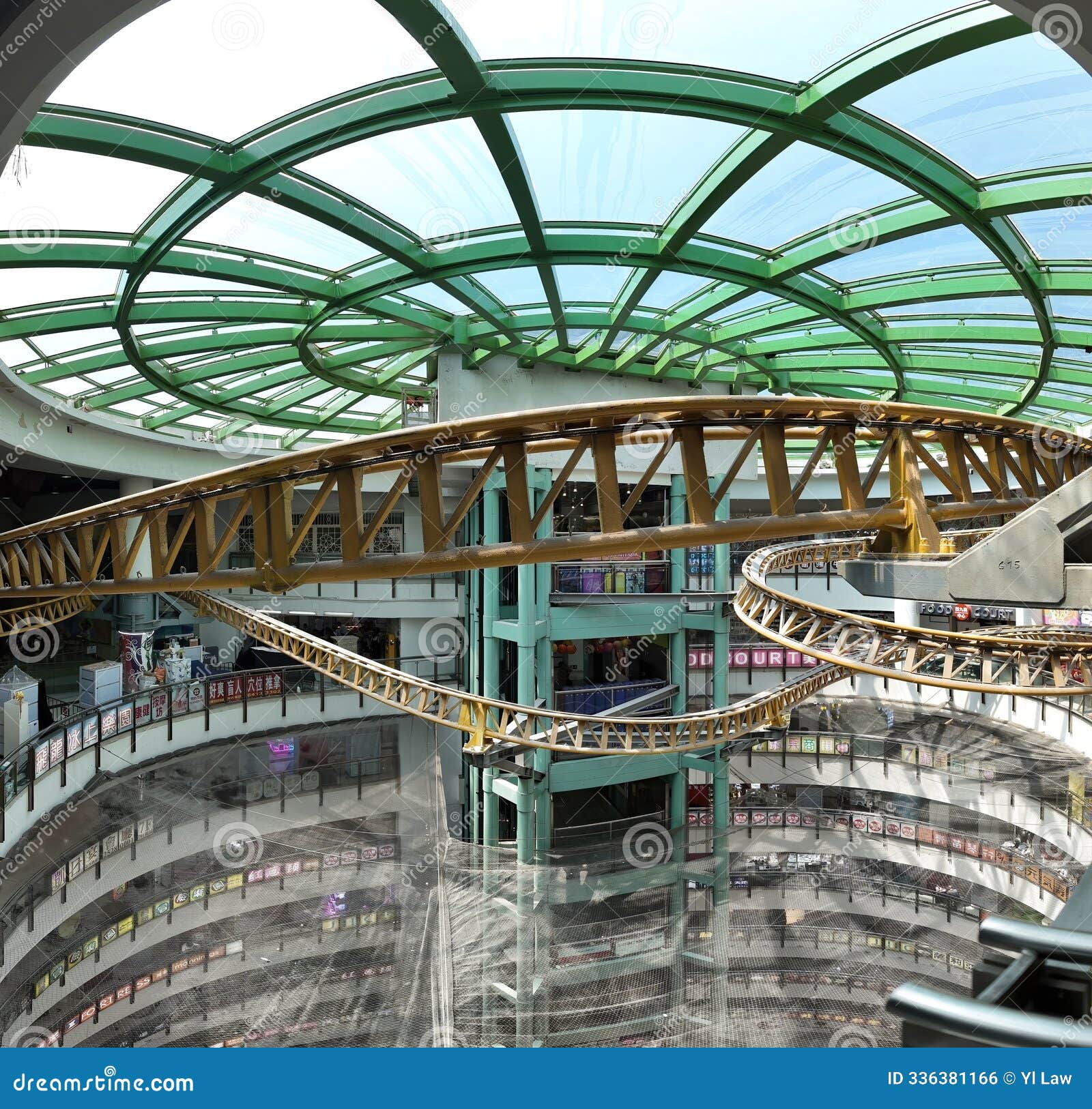 The Interior of Dragon Centre Shopping Mall Aug 27 2024 Editorial Photo ...