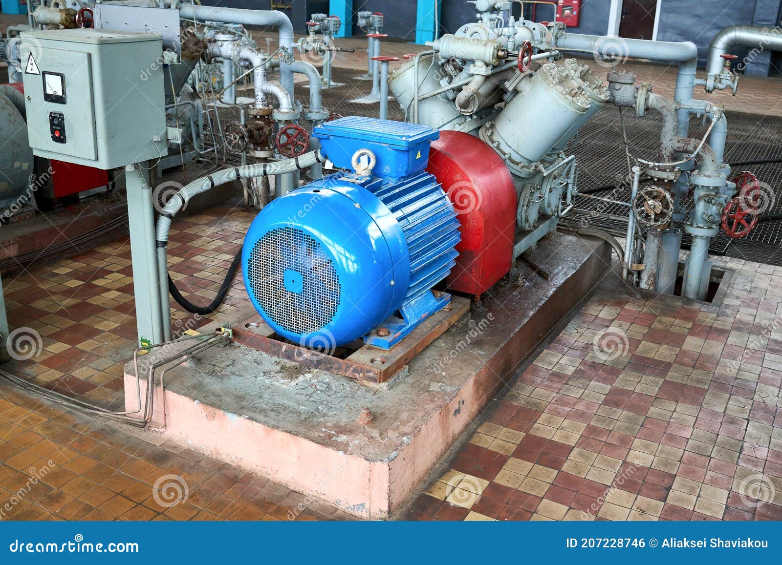 Interior Element of Chemical Enterprise Ammonia Reciprocating ...