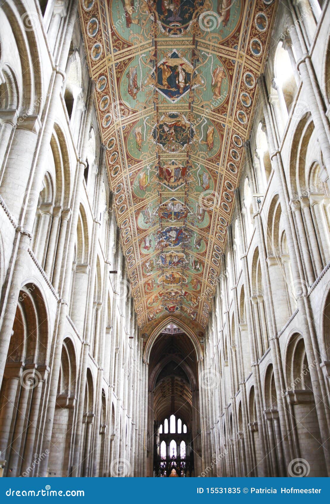 Interior of Ely Cathedral stock image. Image of cambridgeshire - 15531835