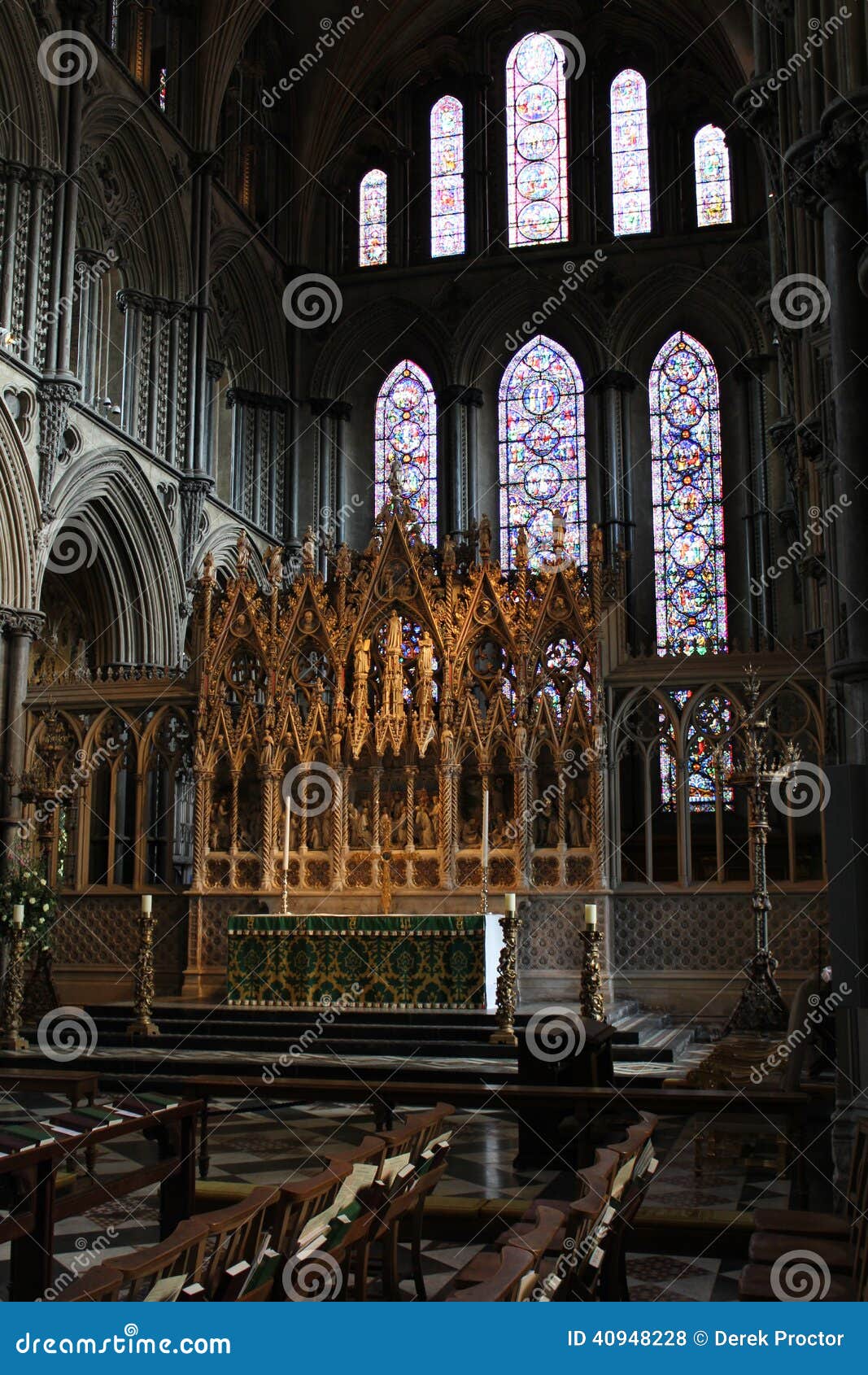 The Interior of Ely Cathedral Editorial Stock Photo - Image of inerior ...