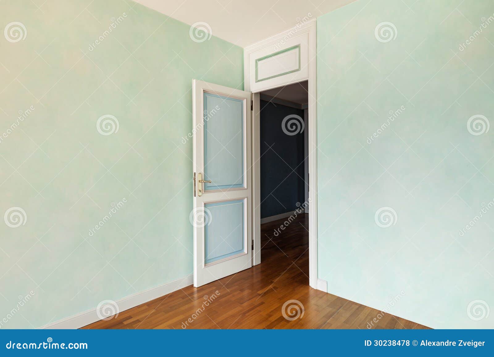 Room with door open stock photo. Image of view, classic - 30238478