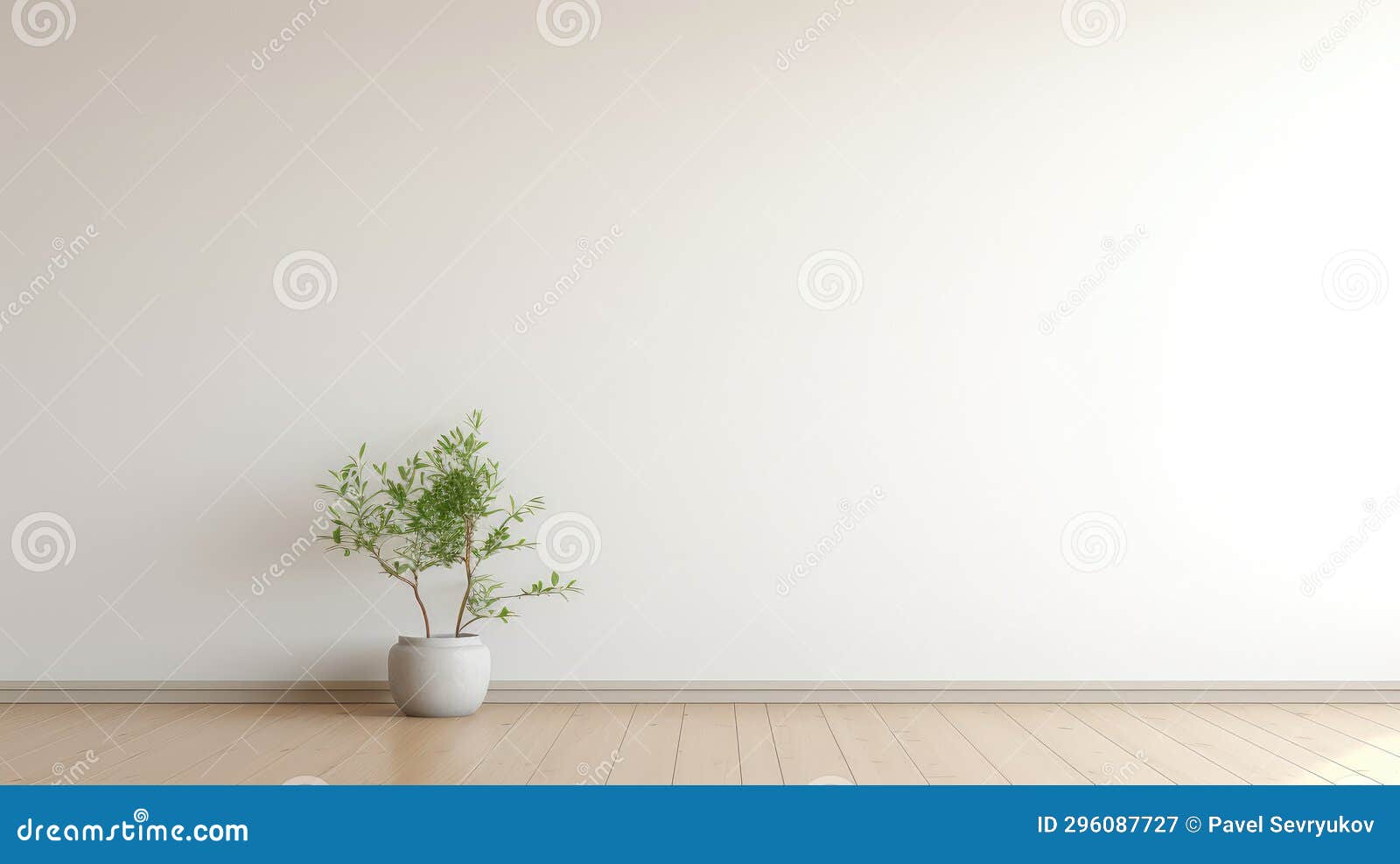 Interior Empty Blank Home Background Stock Illustration - Illustration ...