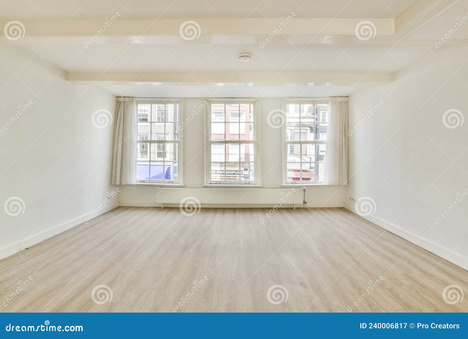 Interior of an Empty Bright Room Stock Image - Image of empty, classic ...