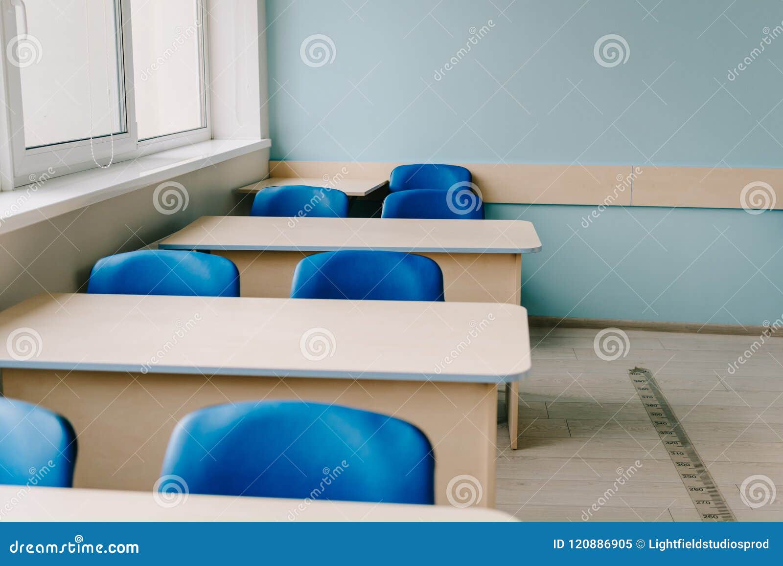 Interior of Empty Classroom Stock Image - Image of educational ...