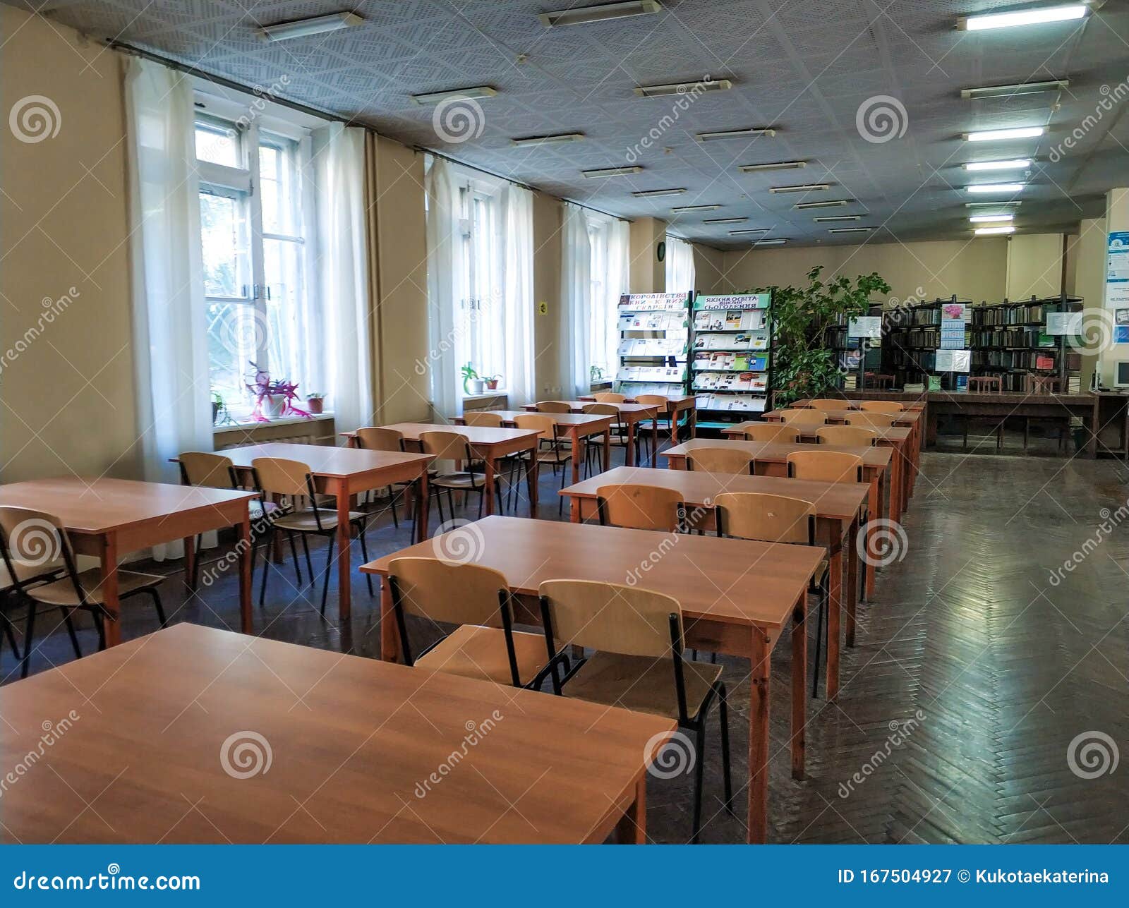 Interior Empty Classroom at the University Editorial Photography ...