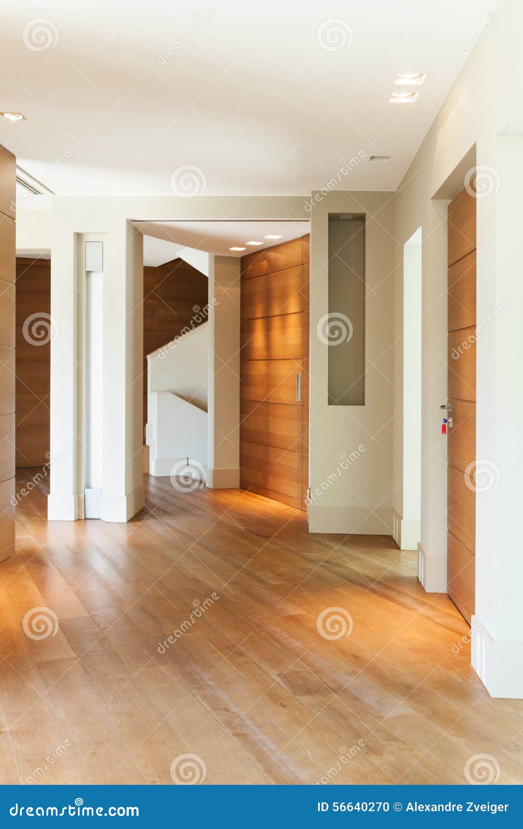 Interior of empty house stock photo. Image of luxury - 56640270
