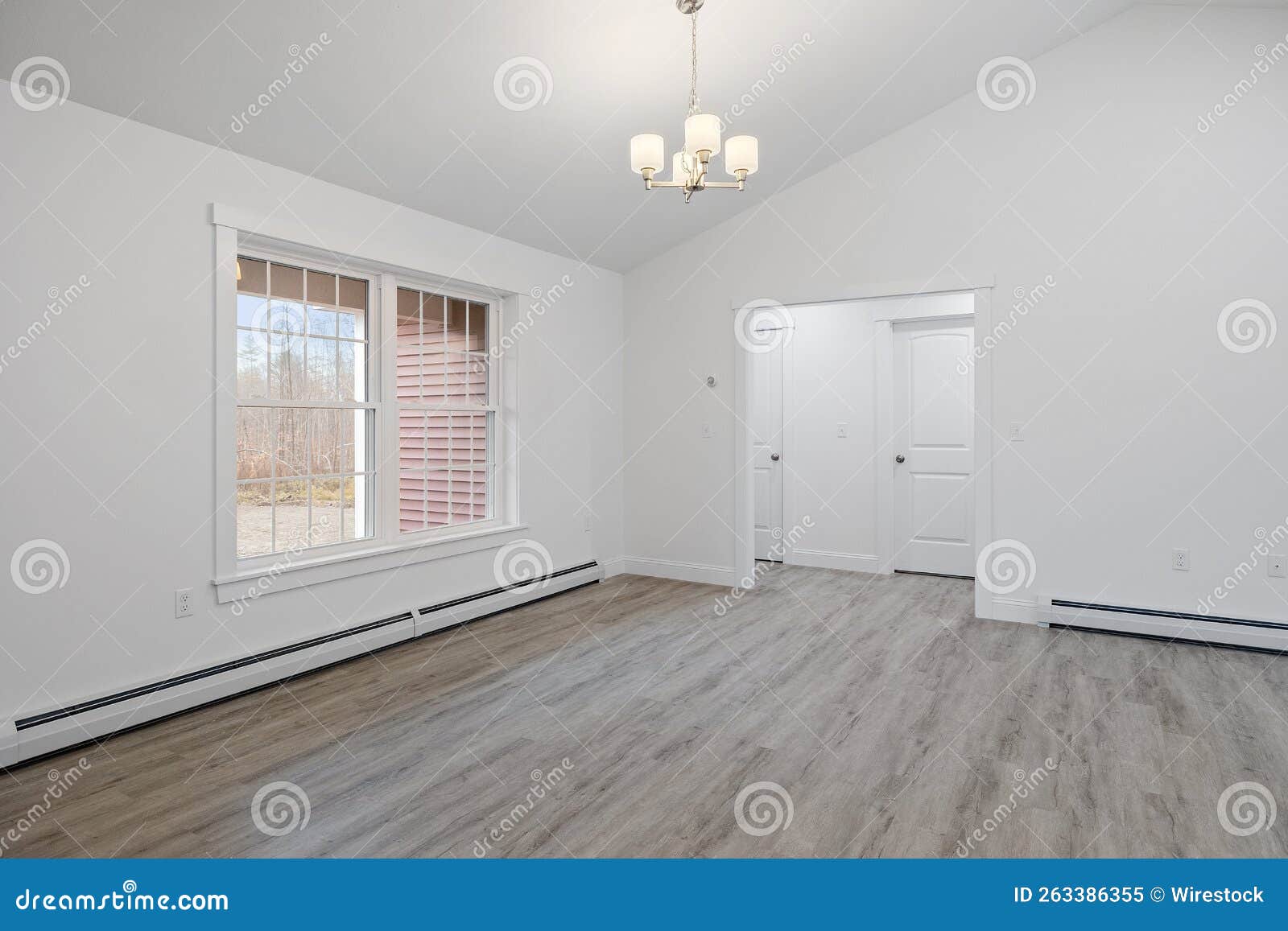 Interior of an Empty House for Sale Stock Image - Image of furniture ...