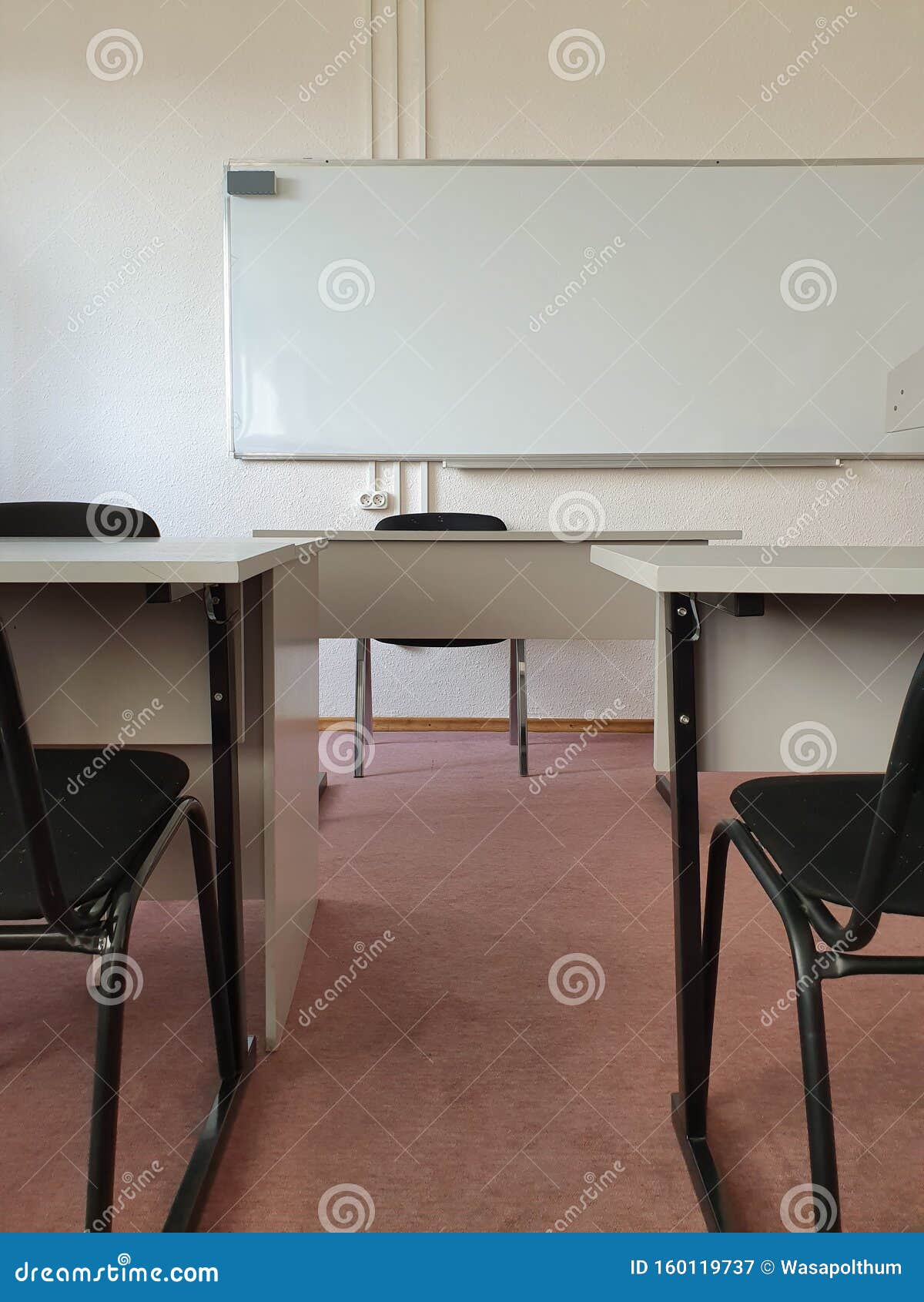 Interior of Empty Lecture Room Stock Image - Image of board, education ...