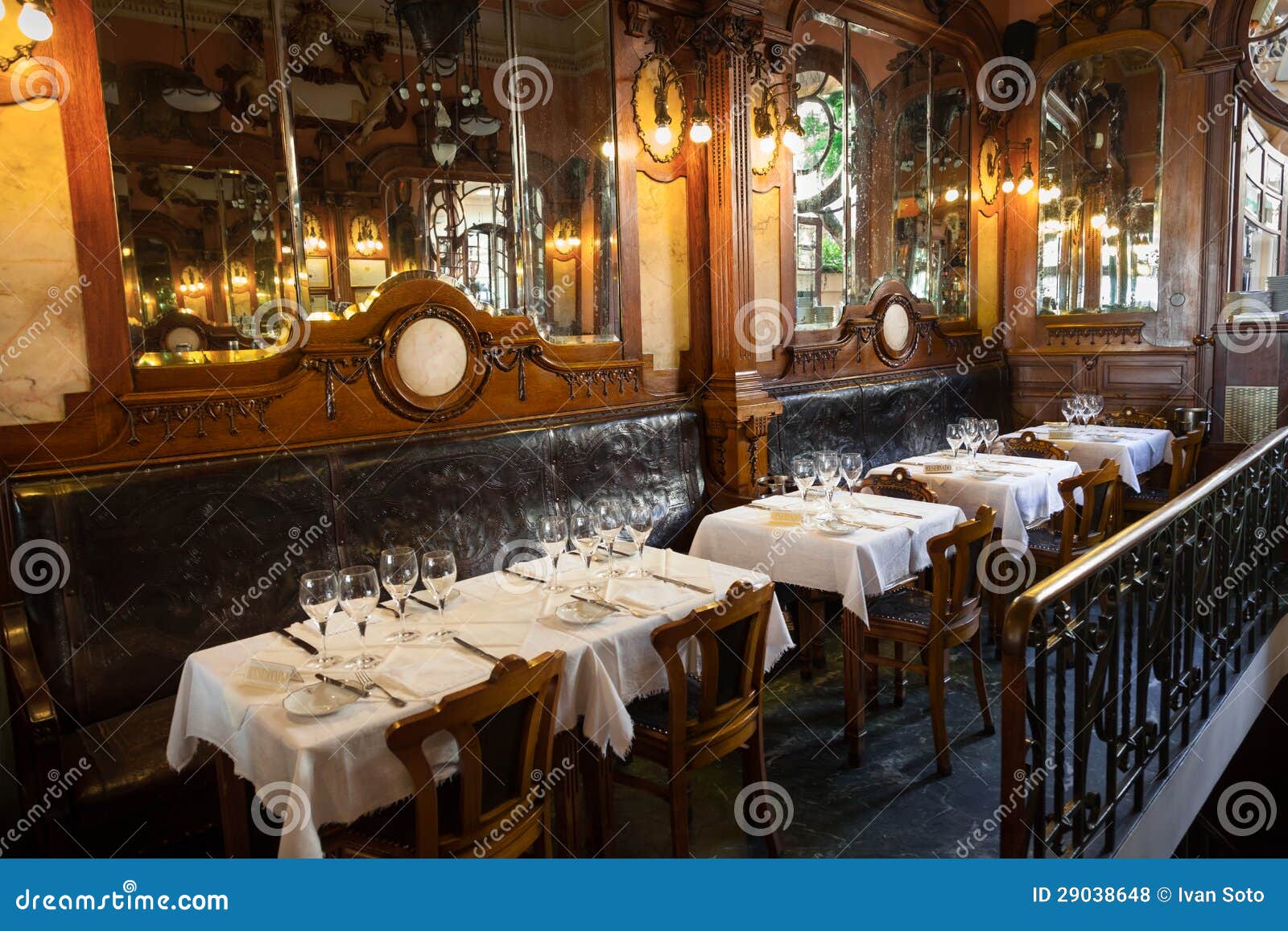 Interior of an Empty Old-fashioned Restaurant Editorial Stock Photo ...