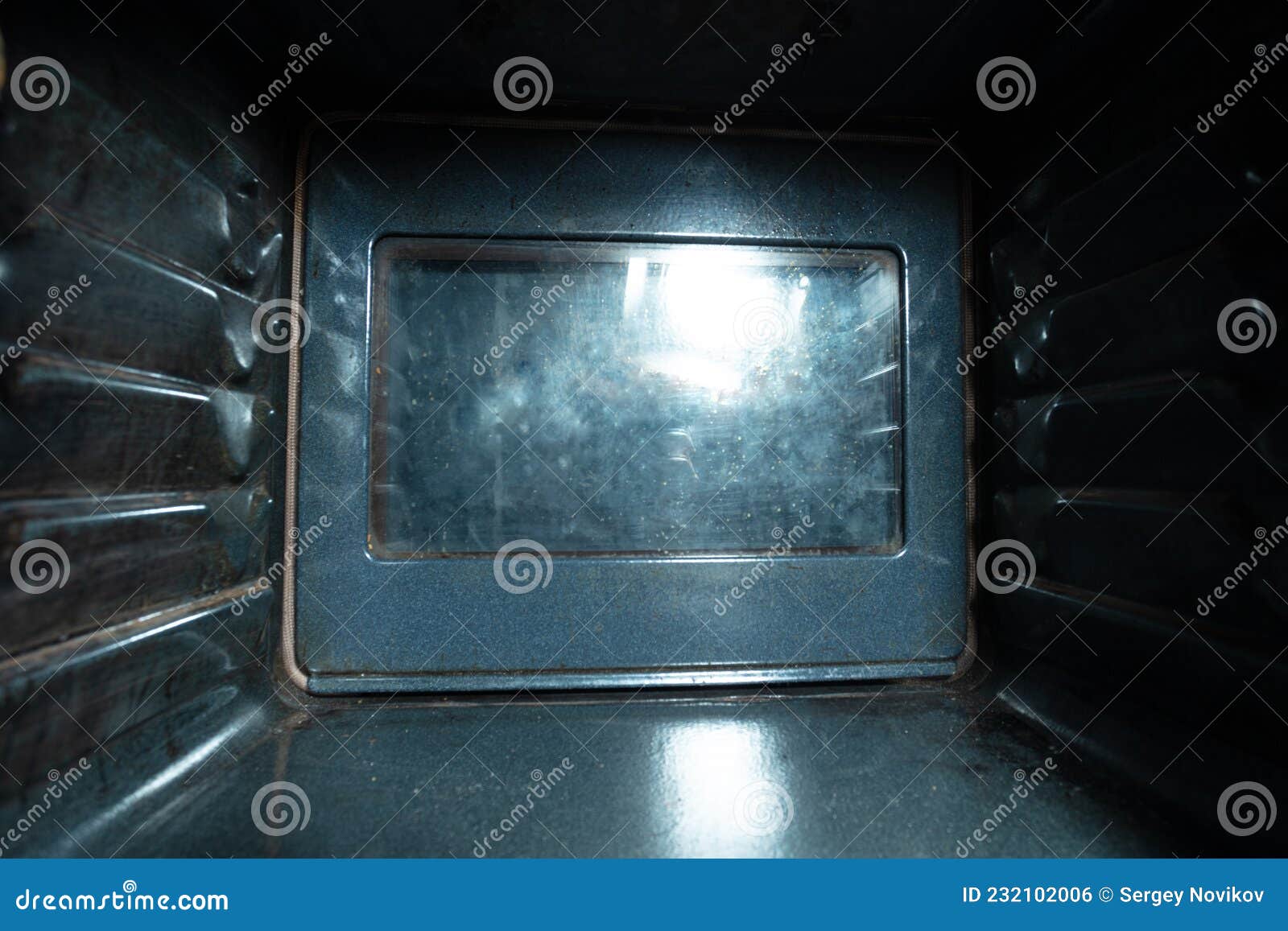 Interior of the Empty Oven View from Inside Stock Photo - Image of ...