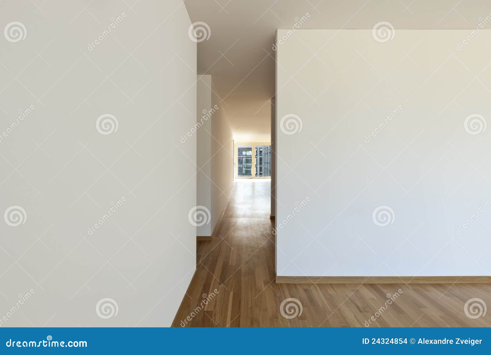 Interior, empty room stock photo. Image of corridor, modern - 24324854