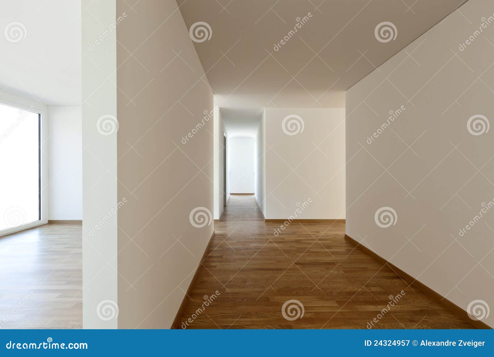 Interior, empty room stock image. Image of room, white - 24324957