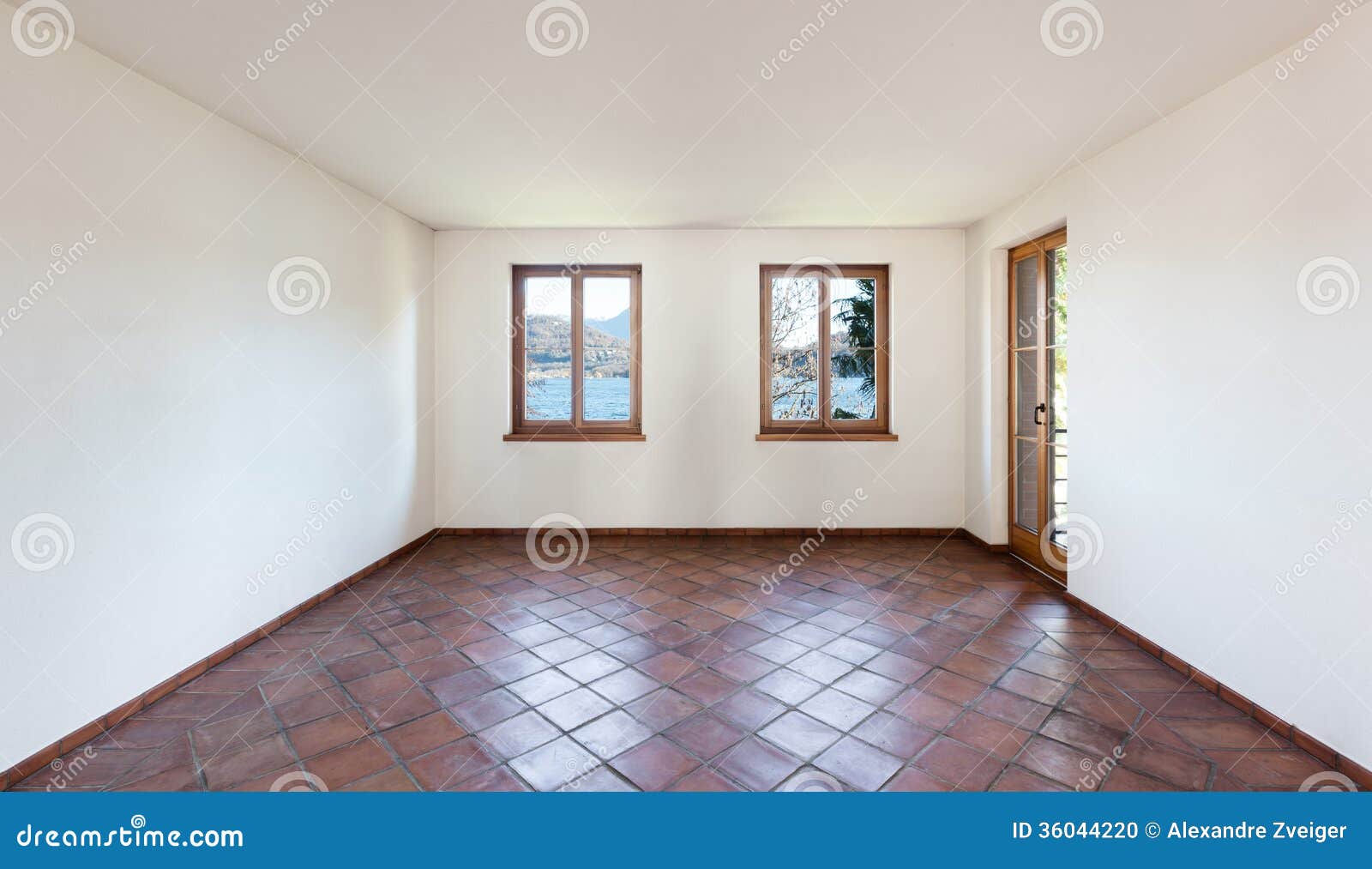 Interior, empty room stock photo. Image of classic, architecture - 36044220