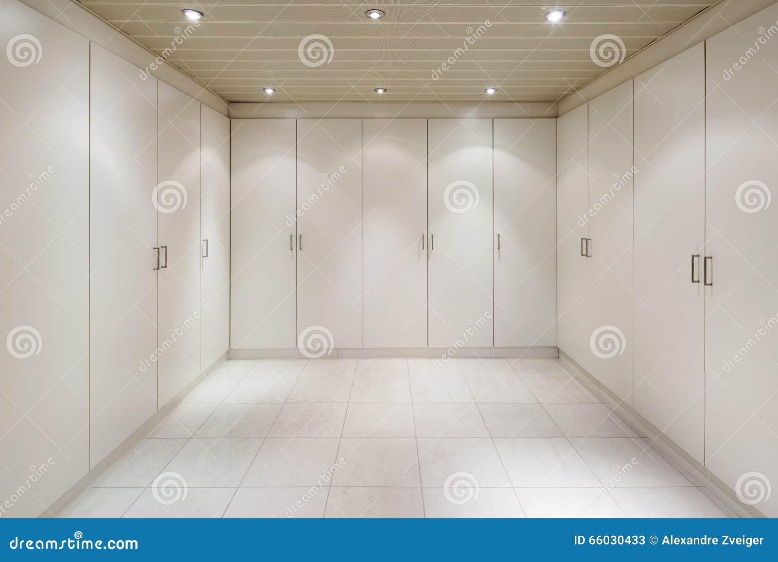 Interior, Empty Room with a Closets Stock Image - Image of wardrobe ...