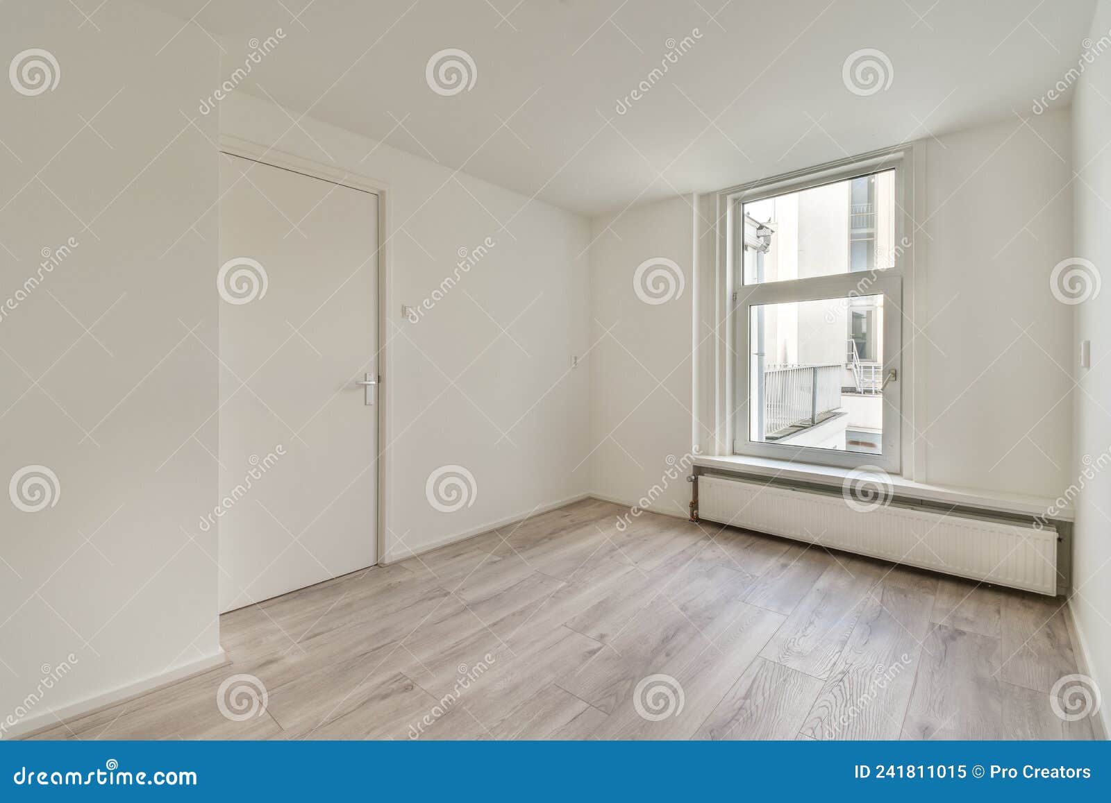 Interior of an empty room stock image. Image of wooden - 241811015