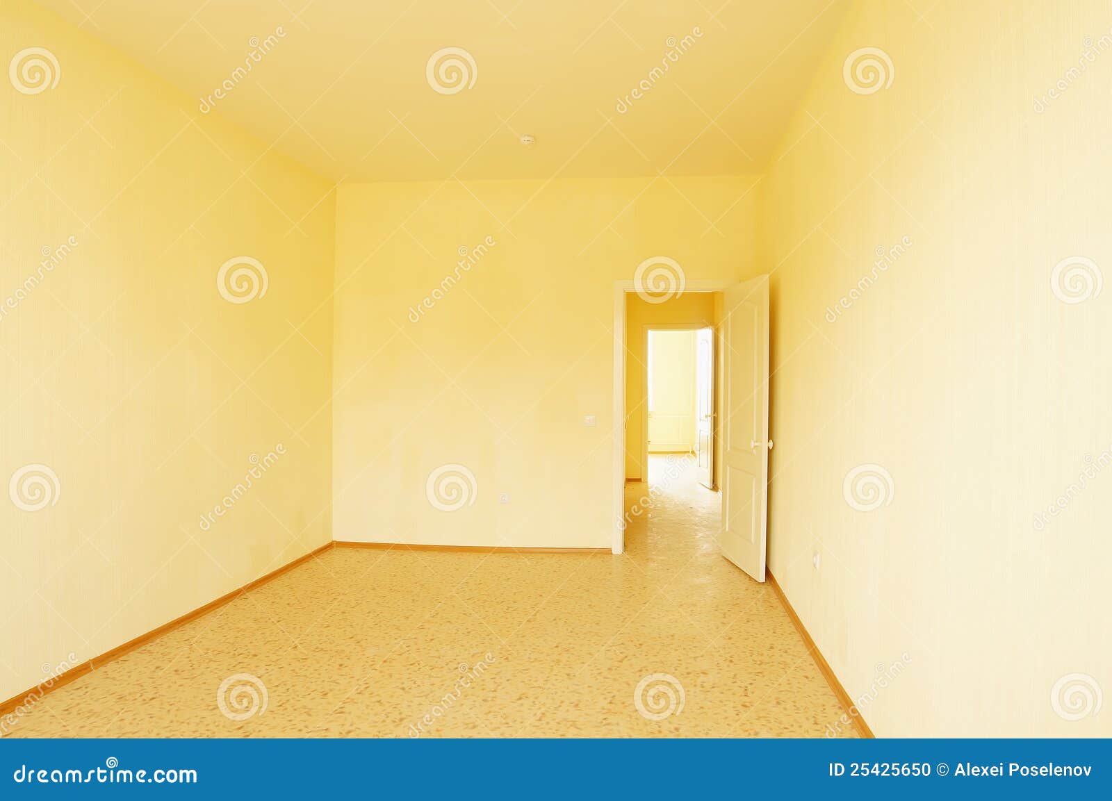 Interior of an Empty Room in New House Stock Photo - Image of indoors ...