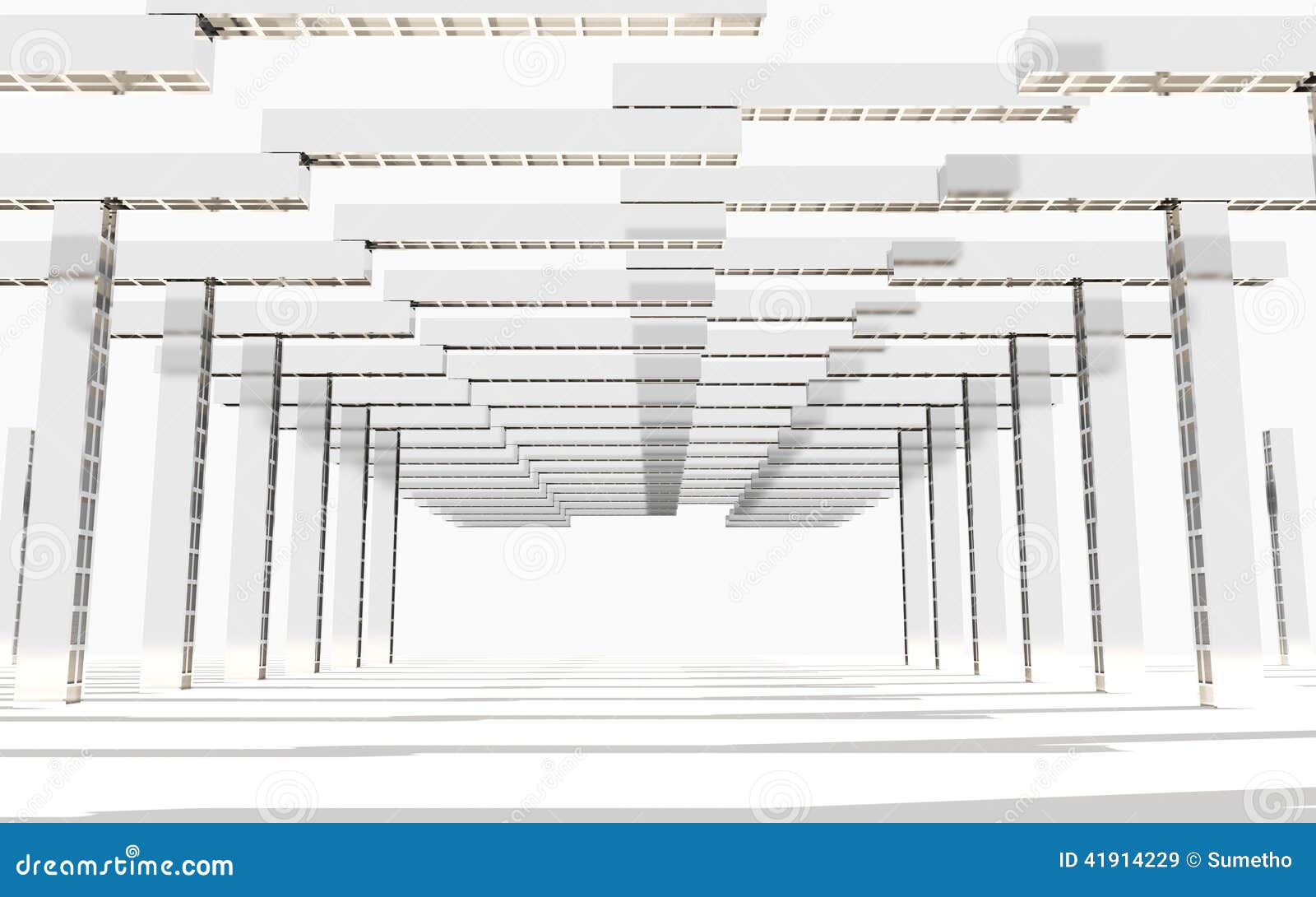 Interior Empty Structure stock illustration. Illustration of frame ...
