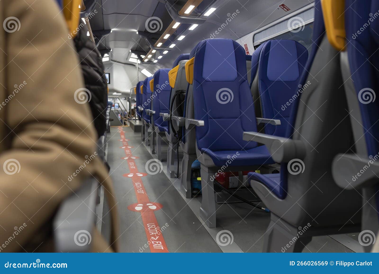Interior of an Empty Train Compartment Stock Image - Image of empty ...