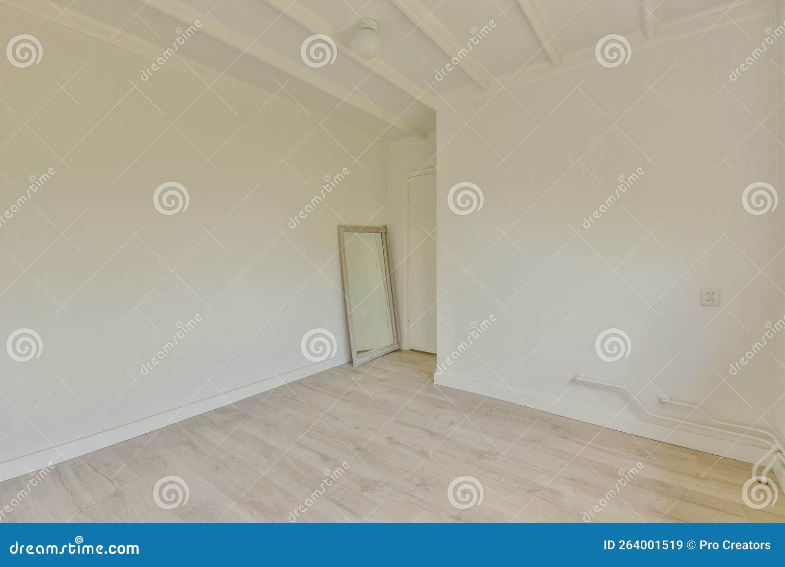 Interior of Empty Room with Windows Stock Image - Image of corner ...