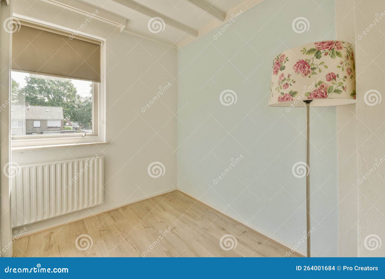 Interior of Empty Room with Windows Stock Photo - Image of home, shape ...