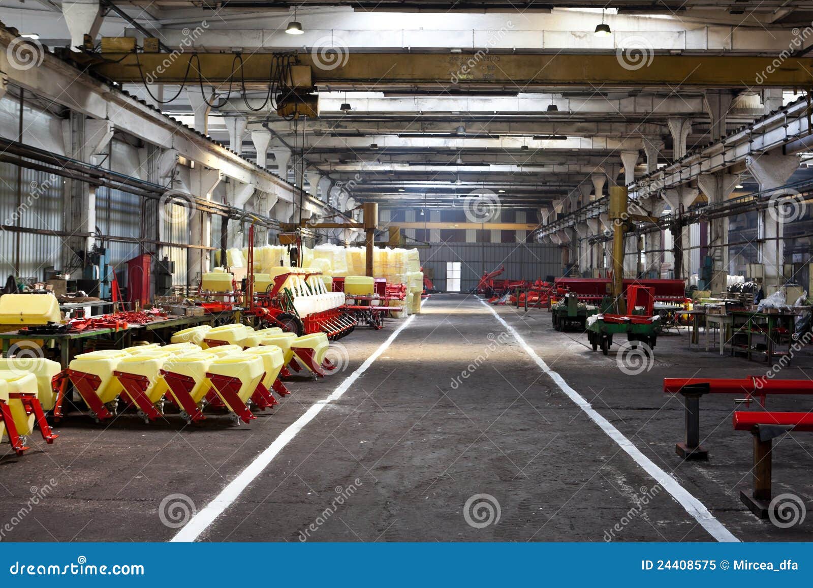 Interior of a factory stock image. Image of depot, goods - 24408575