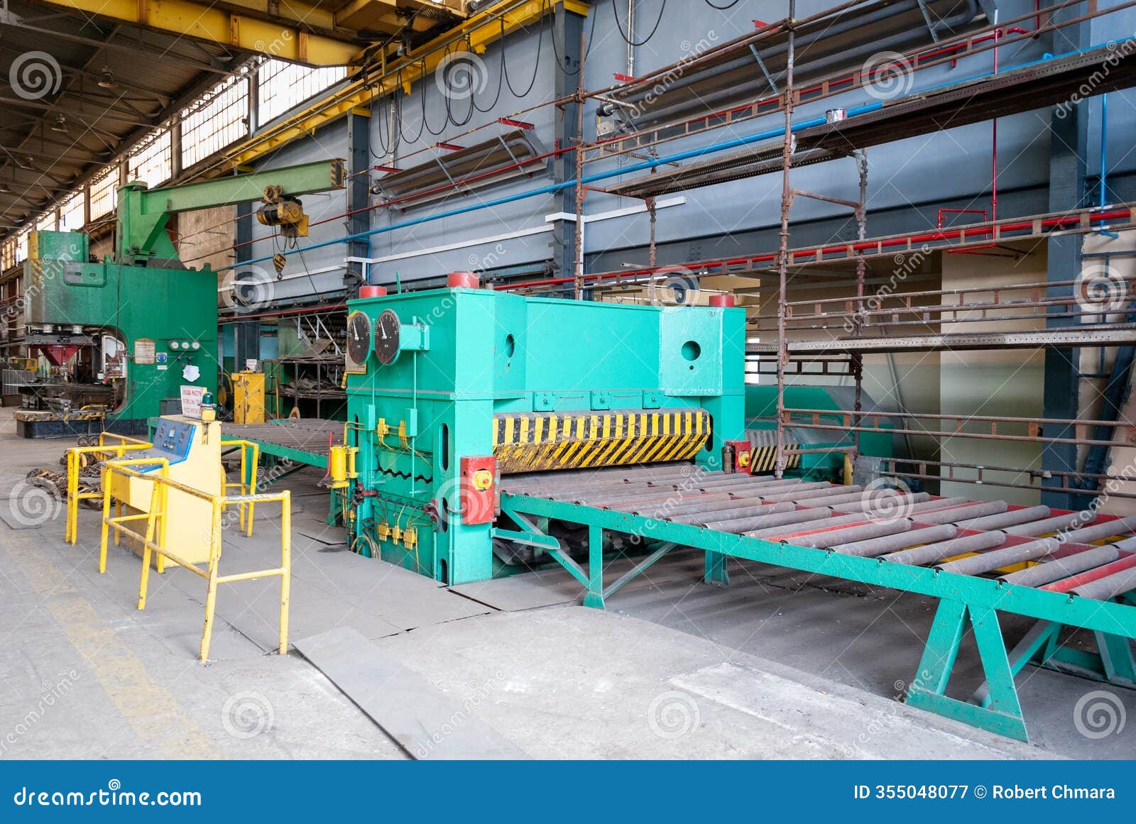 Interior of a Factory Hall with Metalworking Machines Stock Image ...