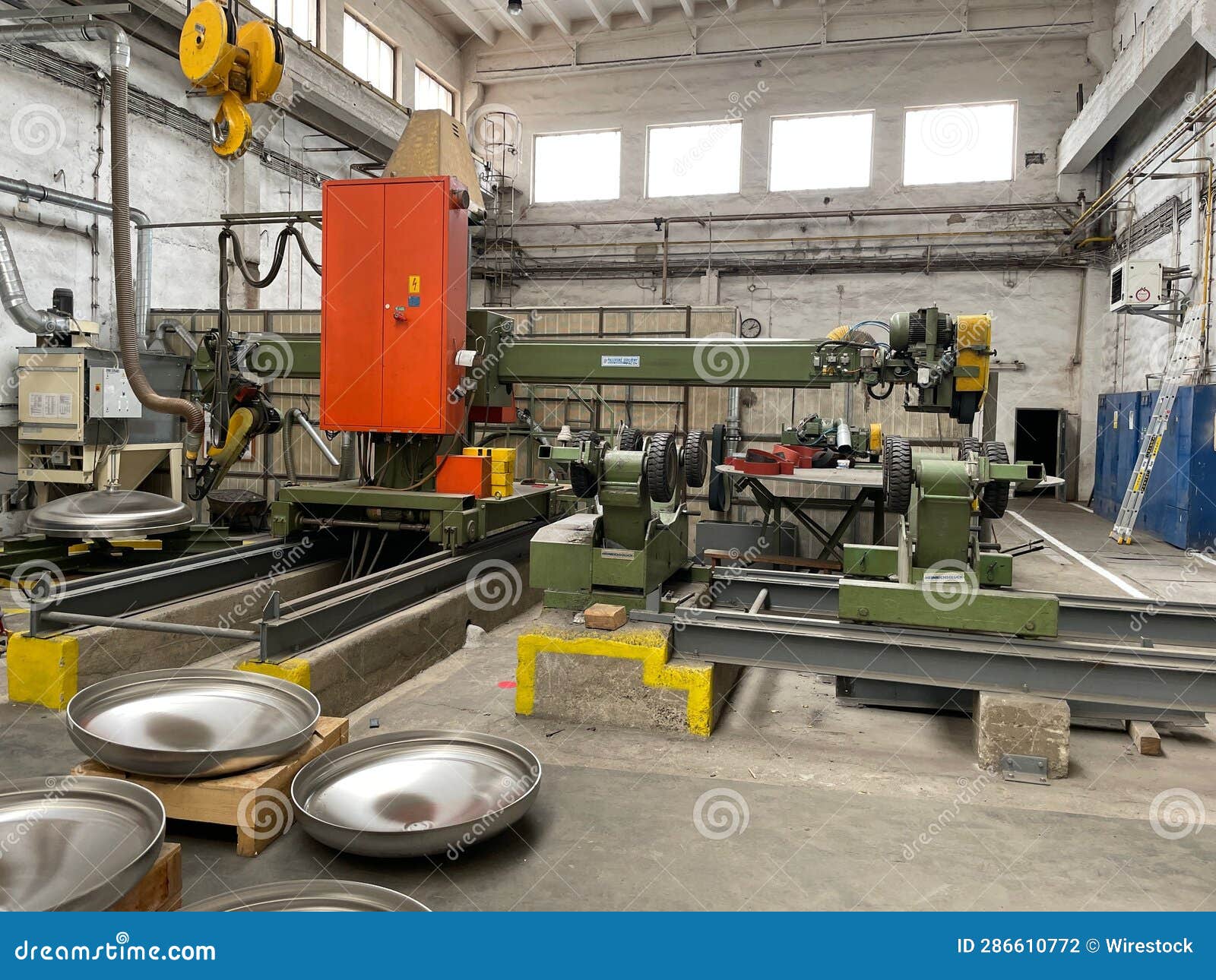 Interior of a Factory with Machines and Tools Editorial Photography ...