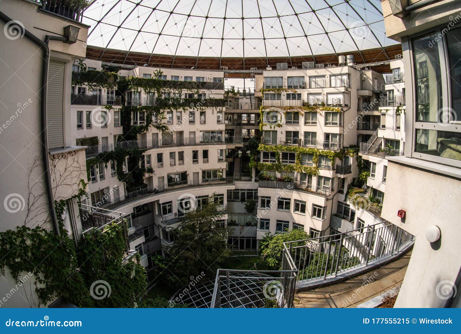 Interior of the Famous Gasometer in Vienna Stock Image - Image of ...