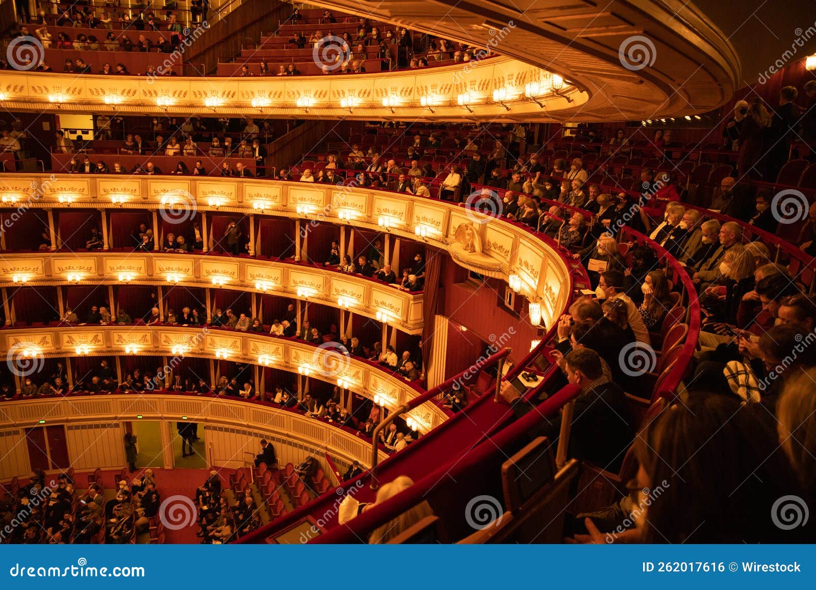 Interior of the Famous Vienna State Opera Editorial Photo - Image of ...