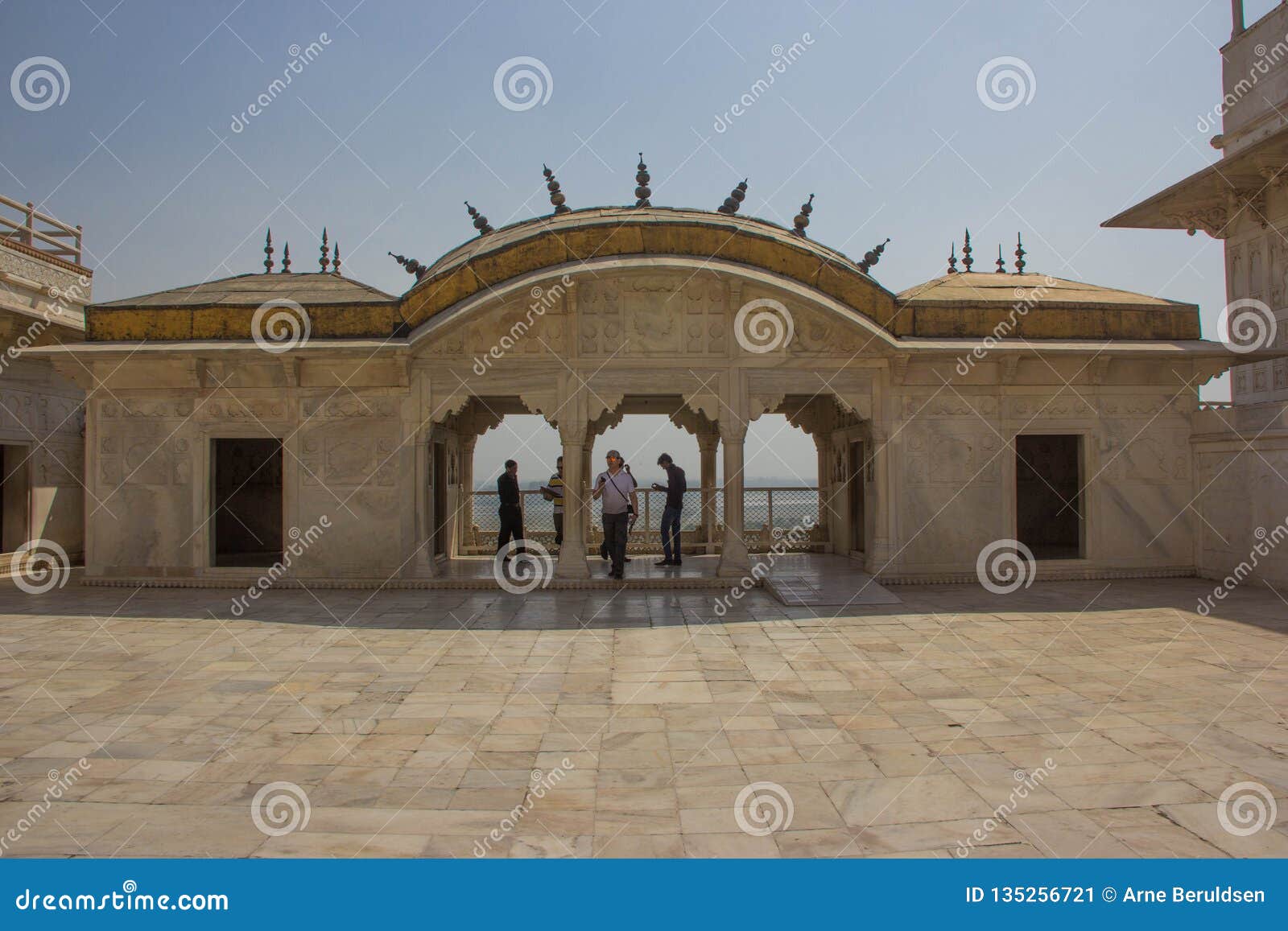 The Interior of the Fort in Agra, India Editorial Photo - Image of ...