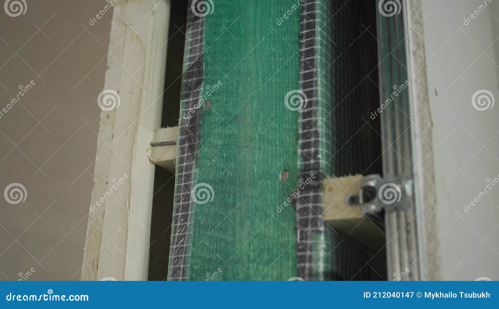 Interior of a Frame House is Nearing Completion. Stock Video - Video of ...