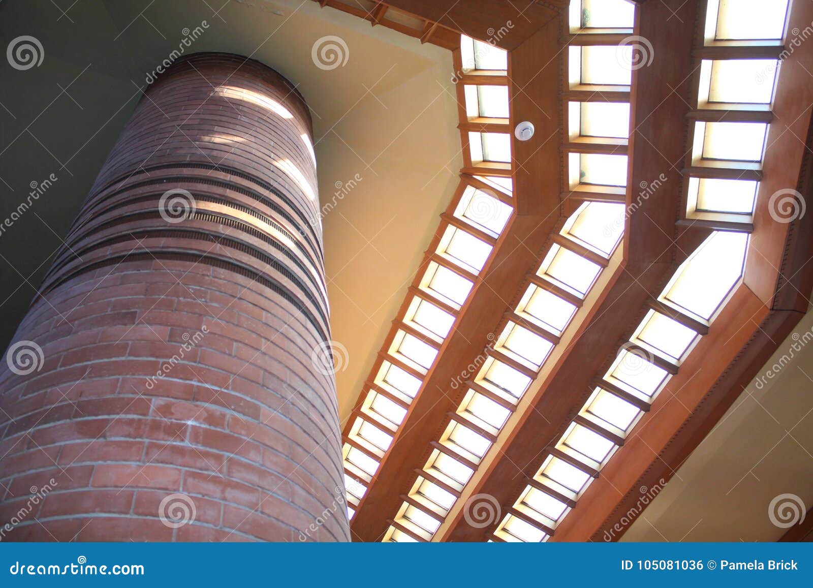 Interior, Frank Lloyd Wright Building Wingspread, Racine Wisconsin Foto ...