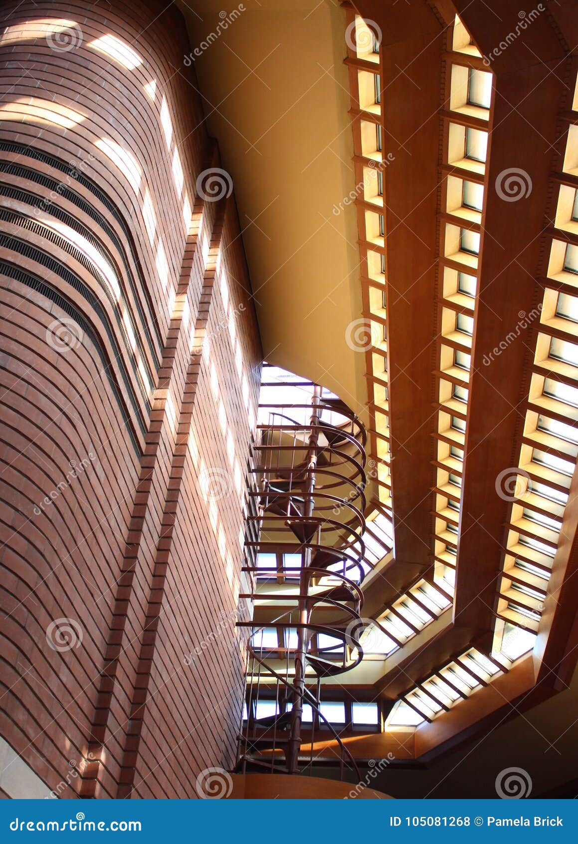 Interior, Frank Lloyd Wright Building Wingspread, Racine Wisconsin Foto ...