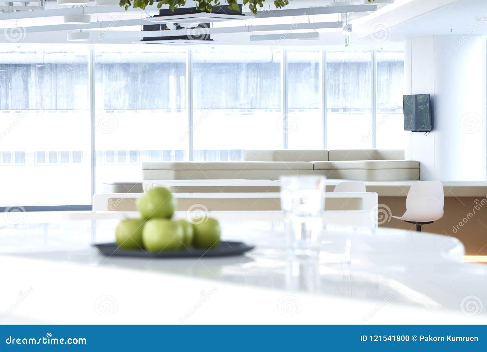 Interior Fresh Apples on the Table Stock Photo - Image of color, food ...