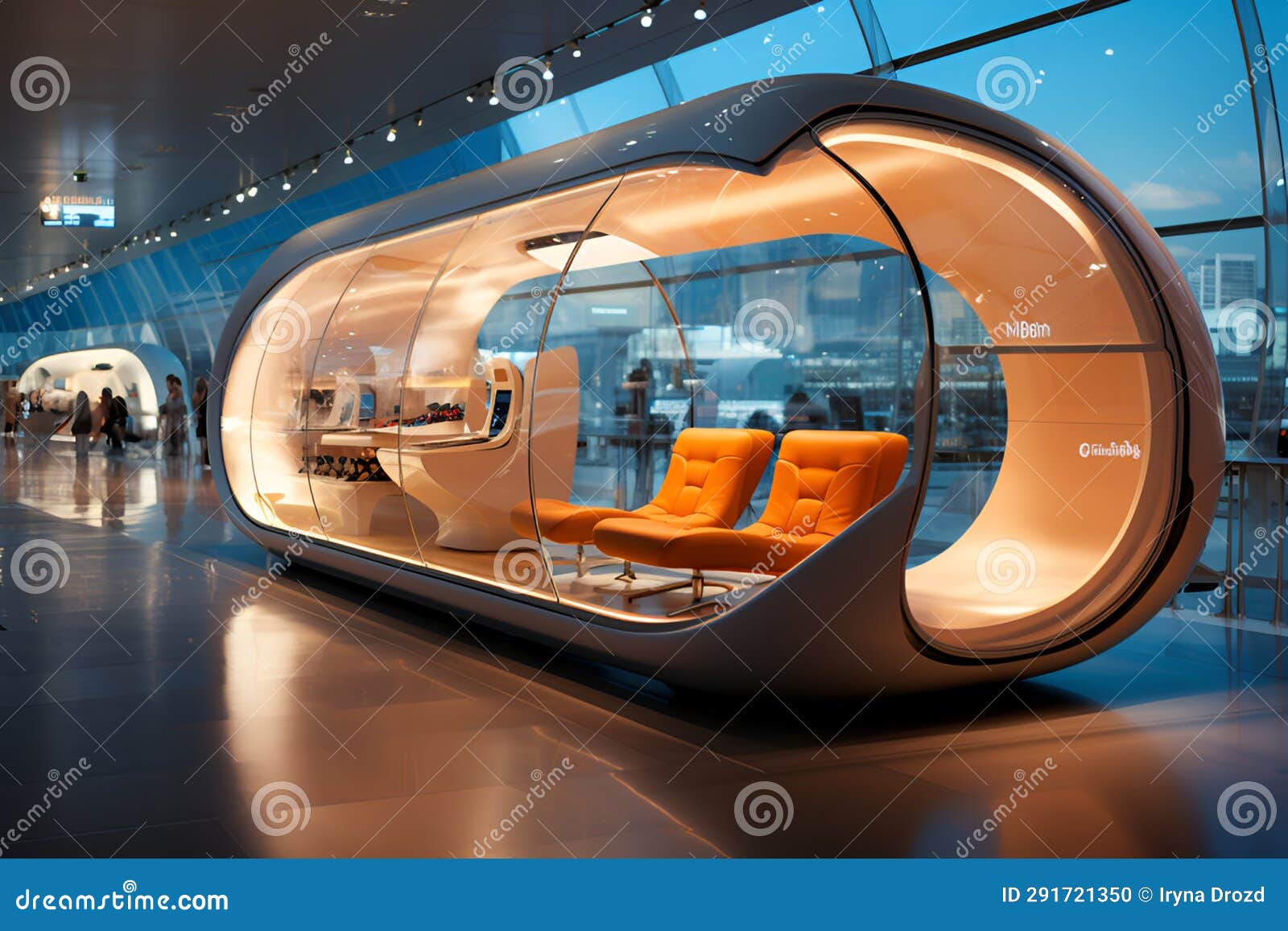 In The Future, In A Waiting Room, A Humanoid Robot With A CV In His ...