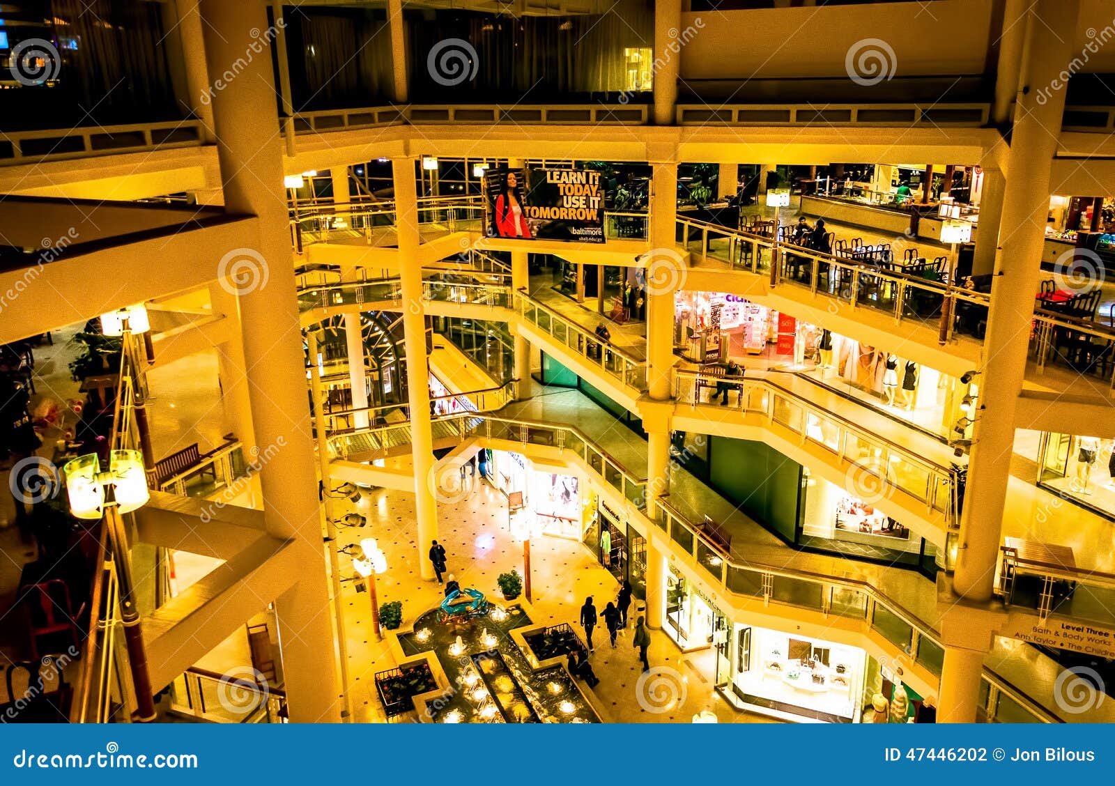 The Interior of the Gallery in Baltimore, Maryland. Editorial ...