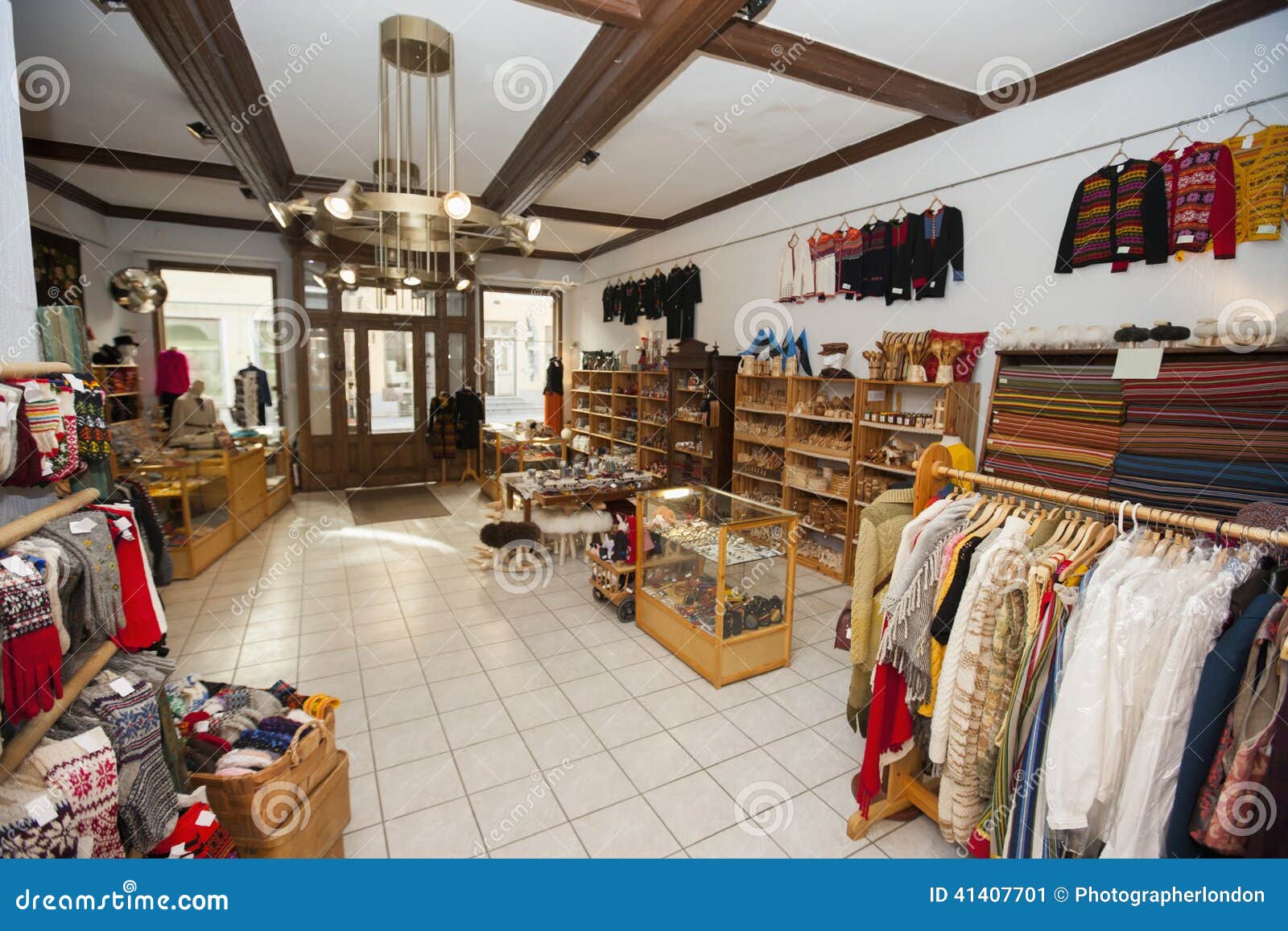 Interior of gift store stock image. Image of objects - 41407701