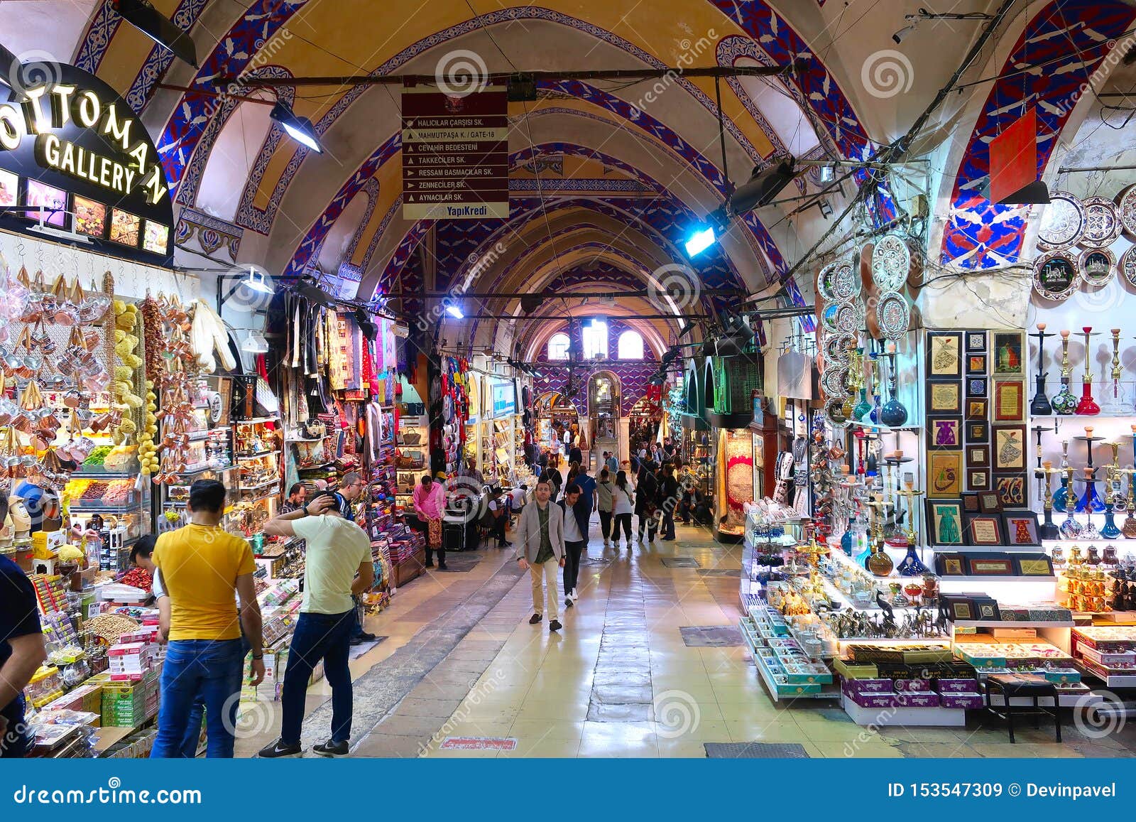 The Interior of the Grand Bazaar Editorial Stock Image - Image of ...