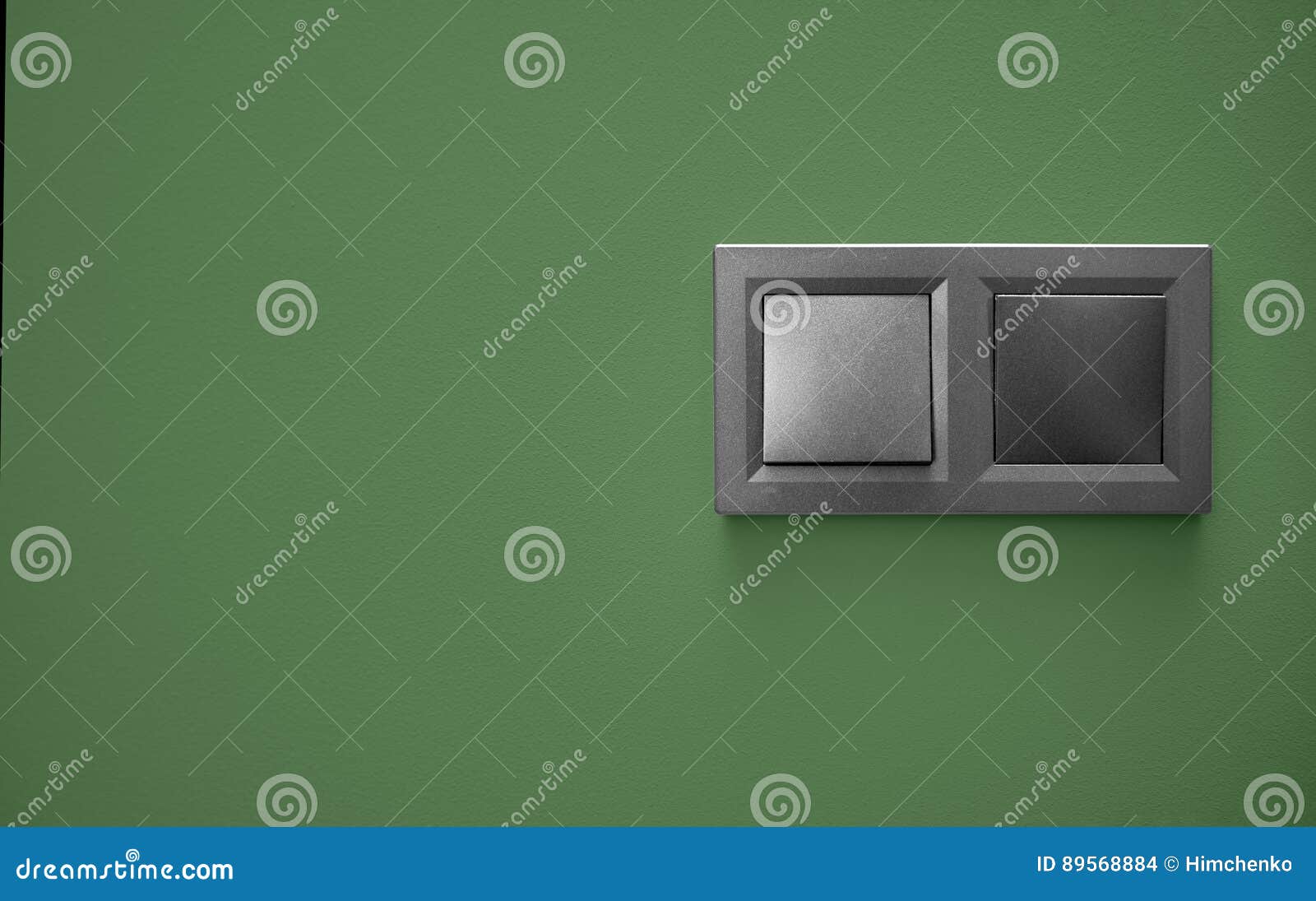 Interior. the Gray Wall Switches Stock Photo - Image of dark, texture ...