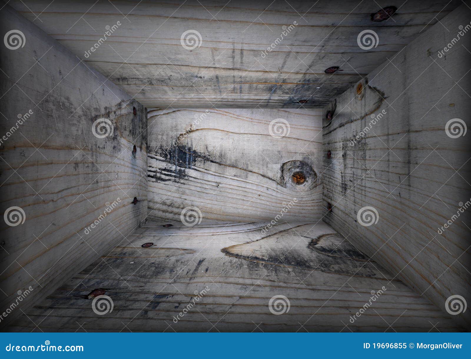 Interior of Grunge Wooden Box Stock Image - Image of pattern, interior ...