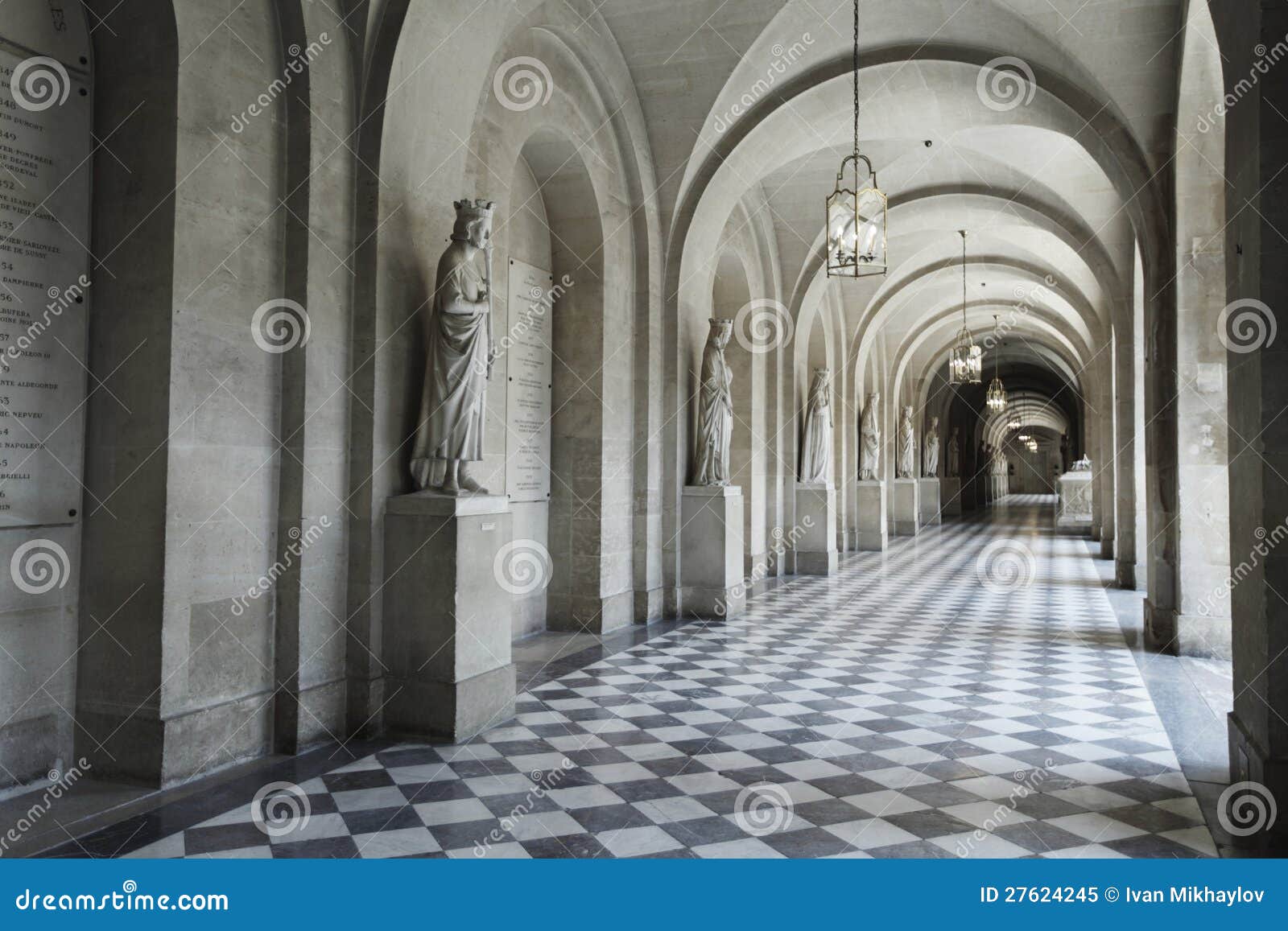 Interior Hallway at the Palace Editorial Image - Image of architecture ...