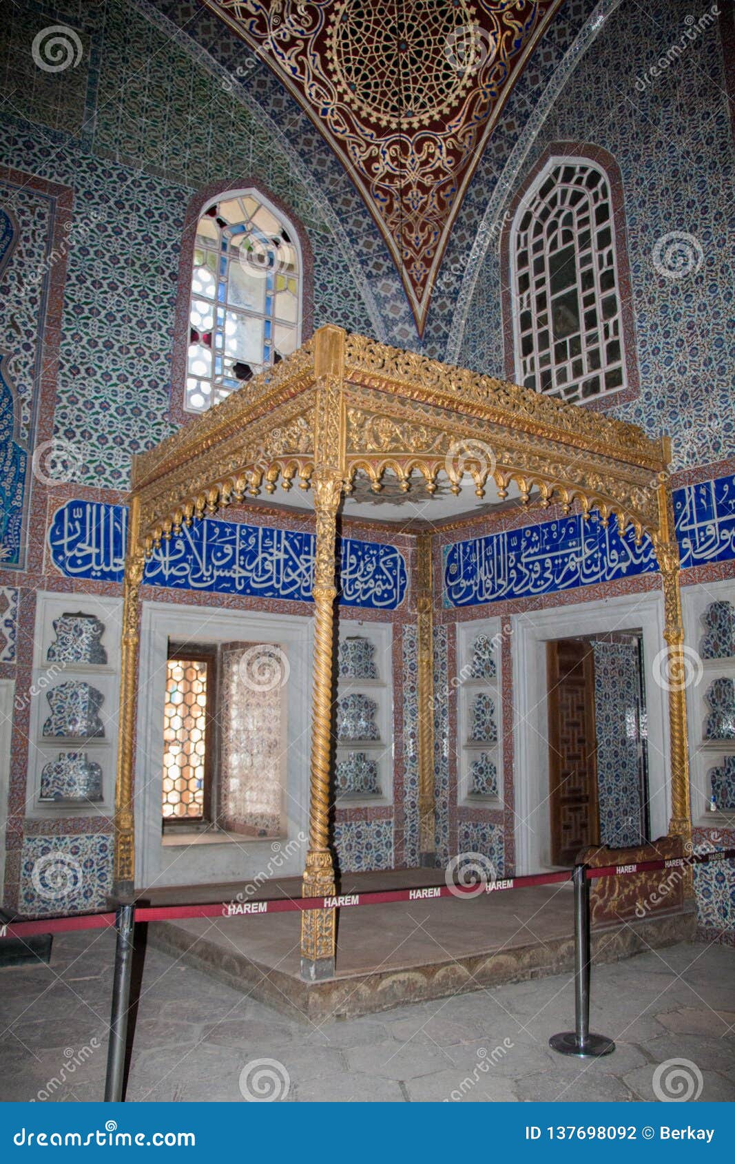 Interior of a Historic Ottoman Mosque on Display Editorial Photography ...